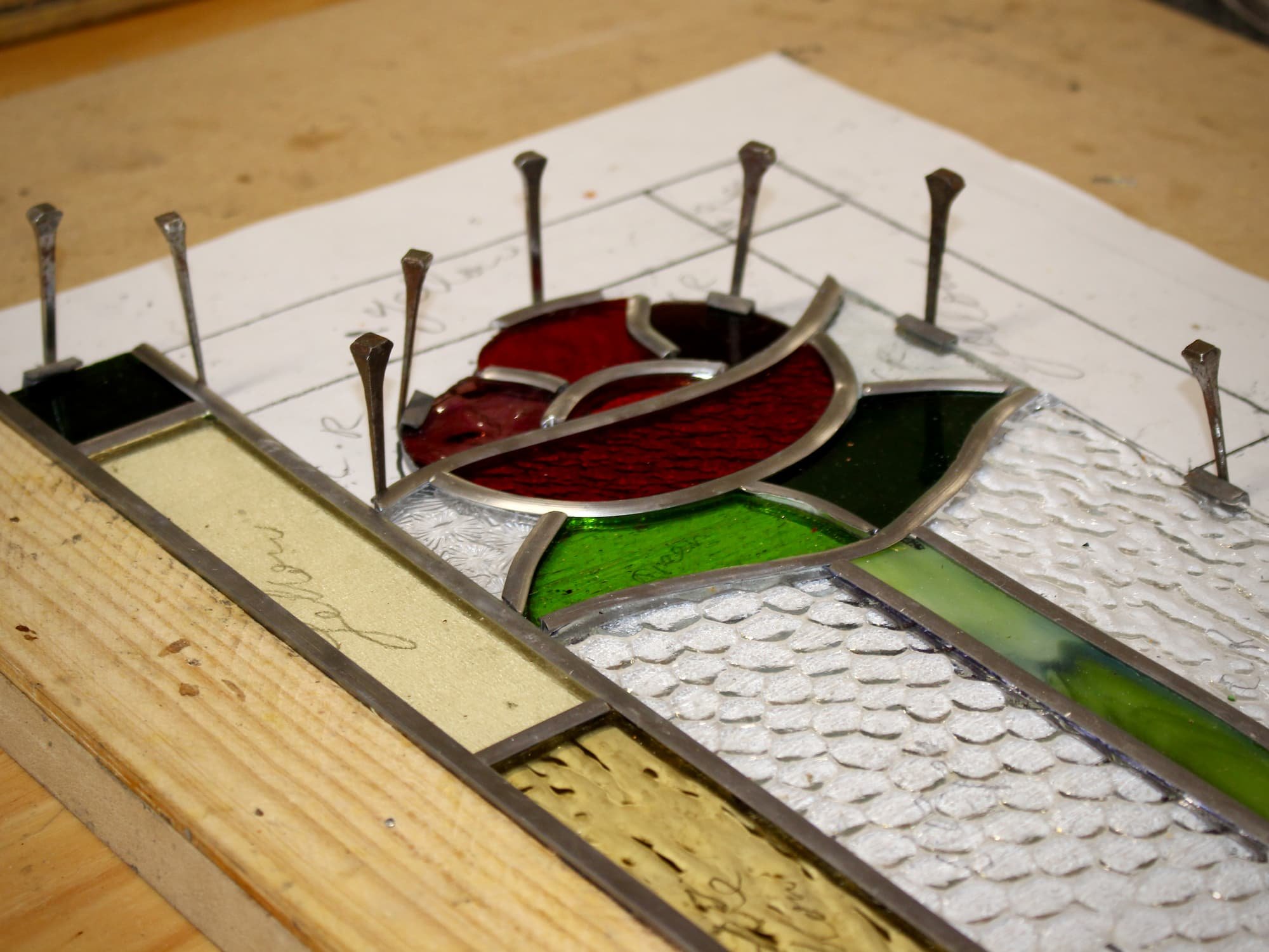 Glass Leadlight Window Workshop — The Old Auction House Creative Hub ...