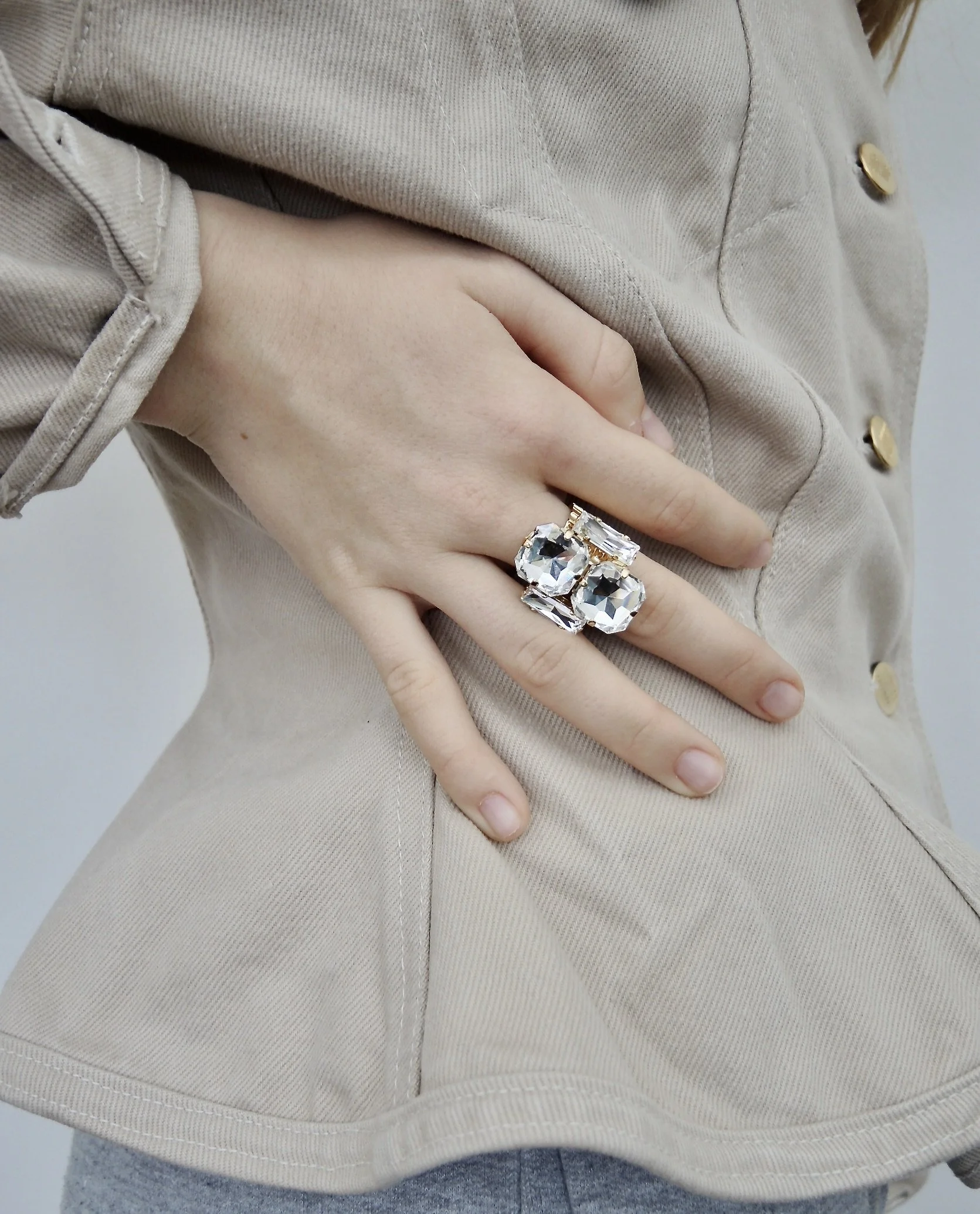 BAGUE GEARING XXL — isabelle michel bijoux