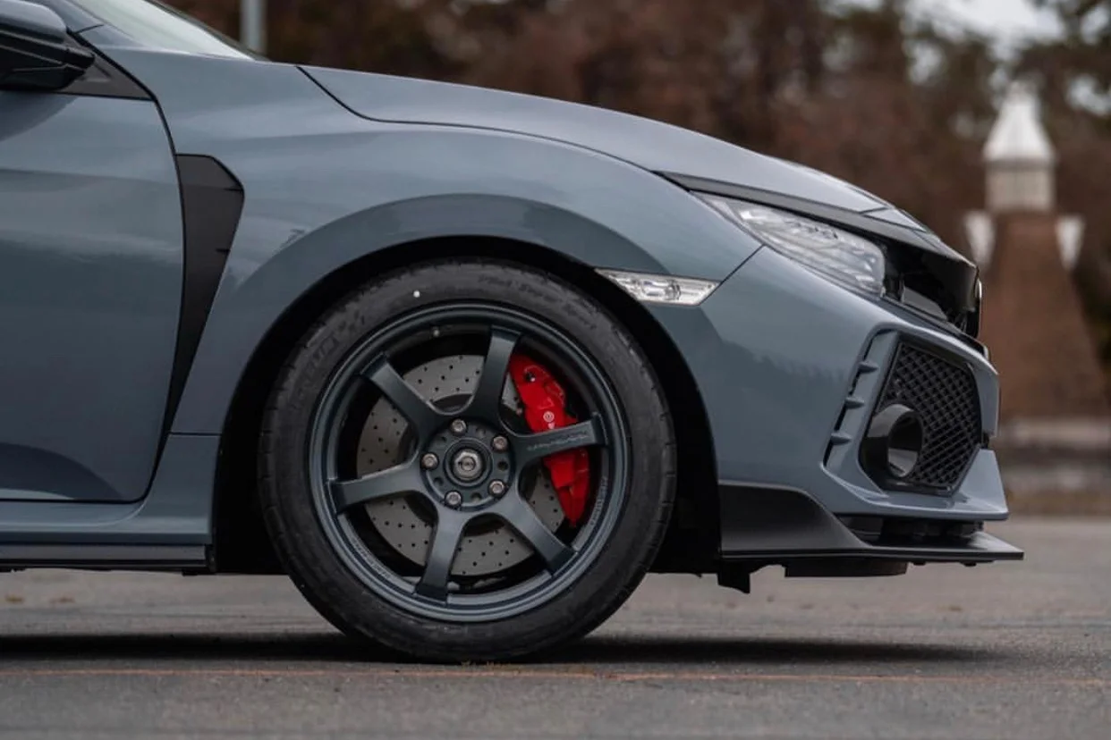 Rays Gramlights 57DR - FK8 Civic Type R (Gun Blue II + Sonic Grey ...