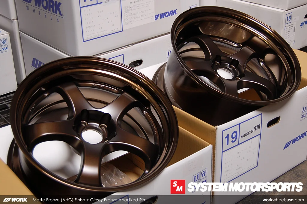 Work Wheels ALL Custom Face Finishes / Color Guide - System Motorsports ...
