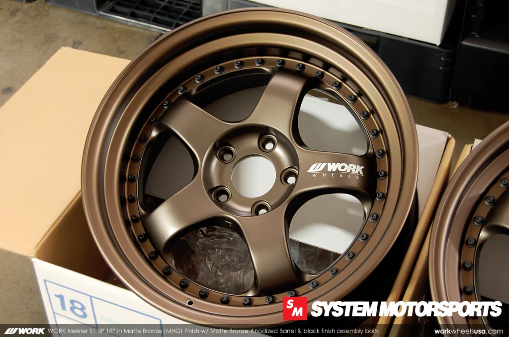 Work Wheels ALL Custom Face Finishes / Color Guide - System Motorsports ...