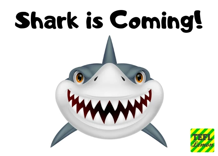 Kindergarten ESL Game: A shark is coming — TEFL Lemon: Free ESL lesson ...
