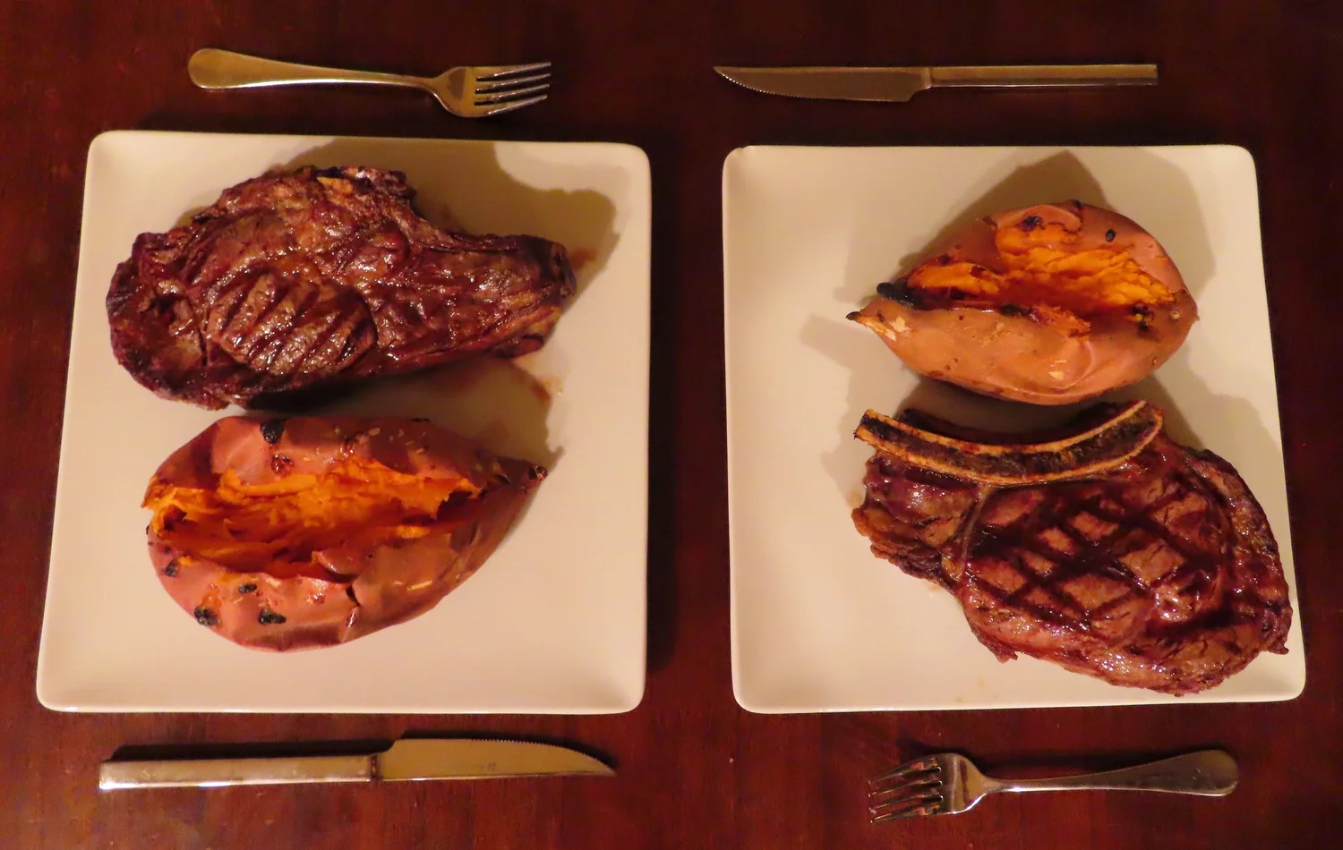 Grass Fed Ribeye Steak and Sweet Potatoes for your Sweetheart — Saint ...