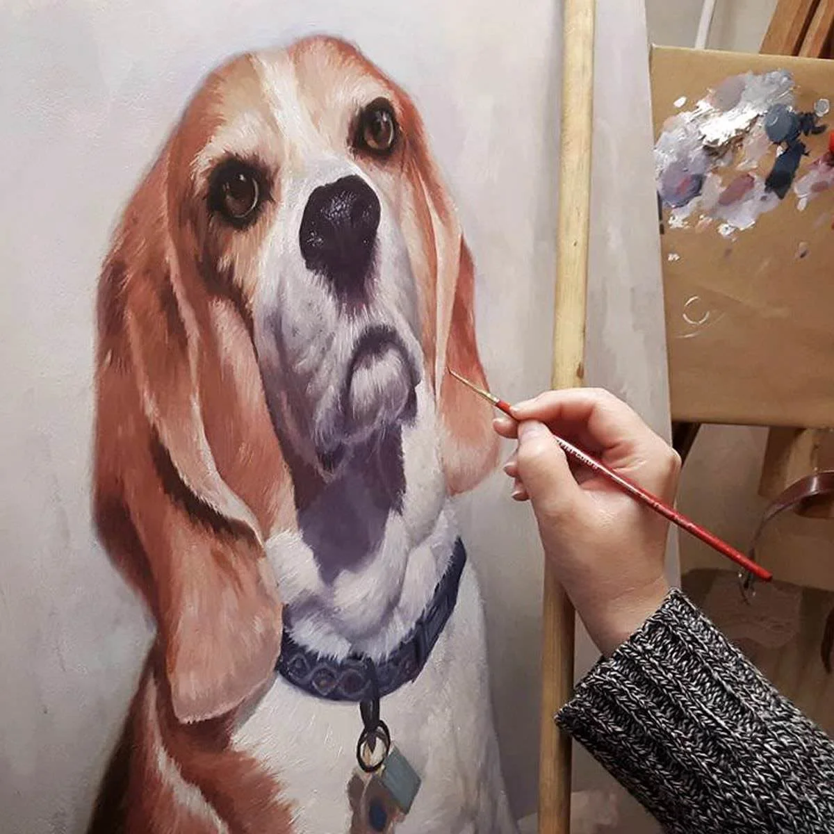 Pet Portraits - Pet artist - Commission Process — Purely Pet Portraits