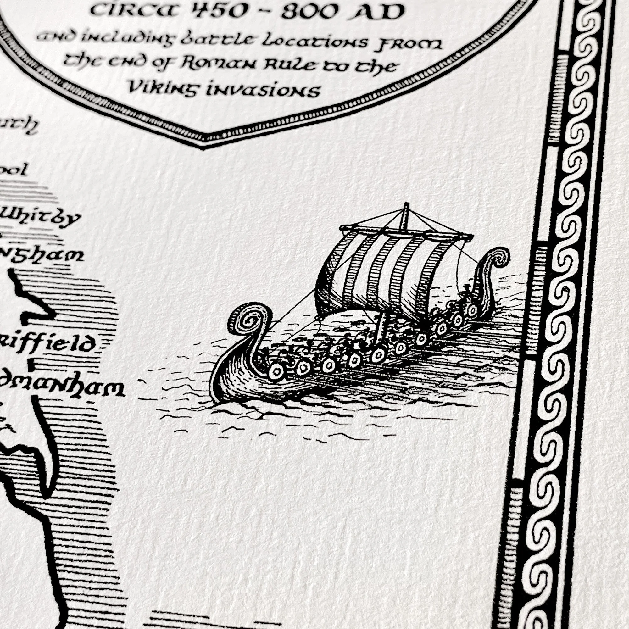 Manuscript Maps — Map of Anglo-Saxon Britannia