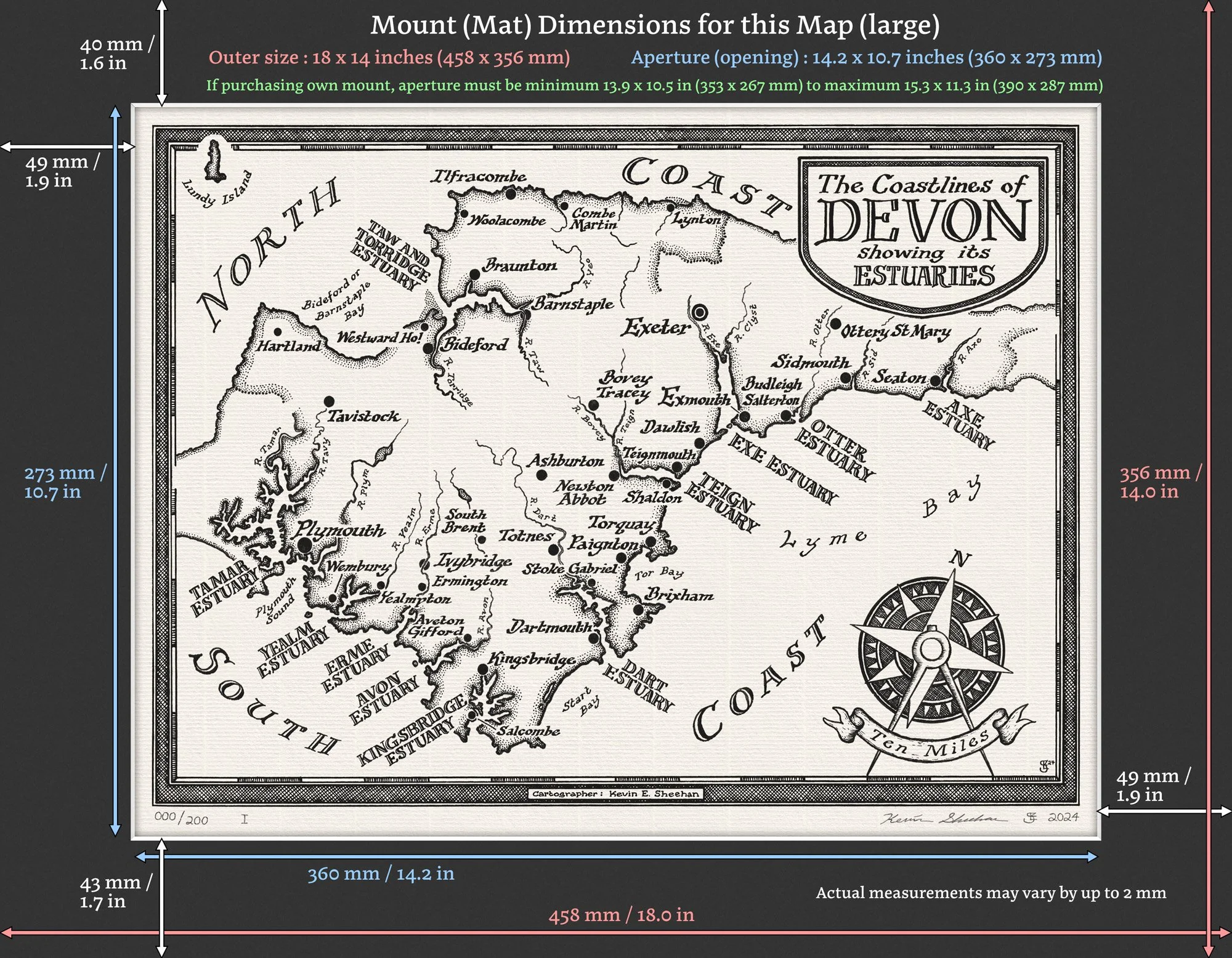 Manuscript Maps — Devon Coastlines Map