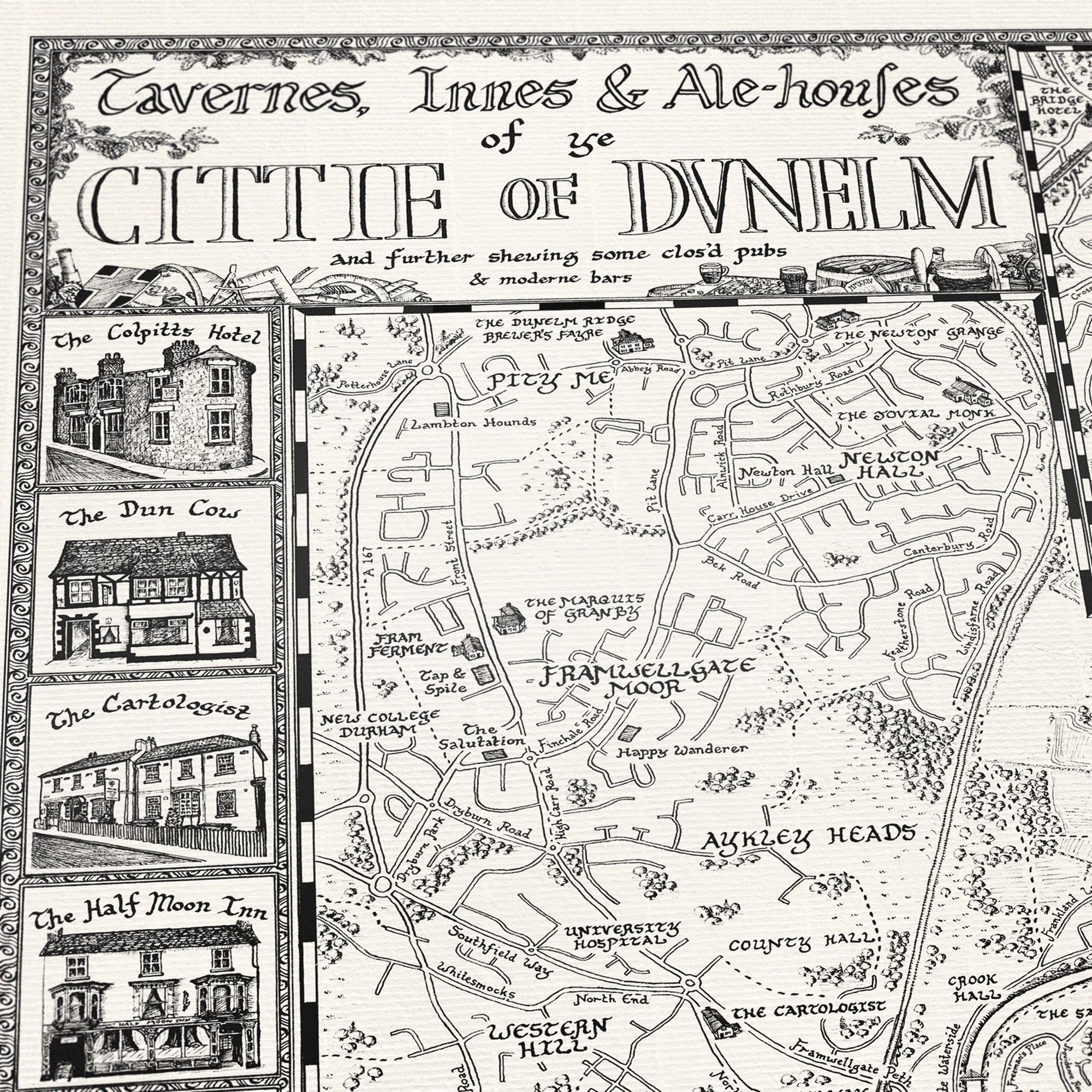 Manuscript Maps — Pubs of Durham Map