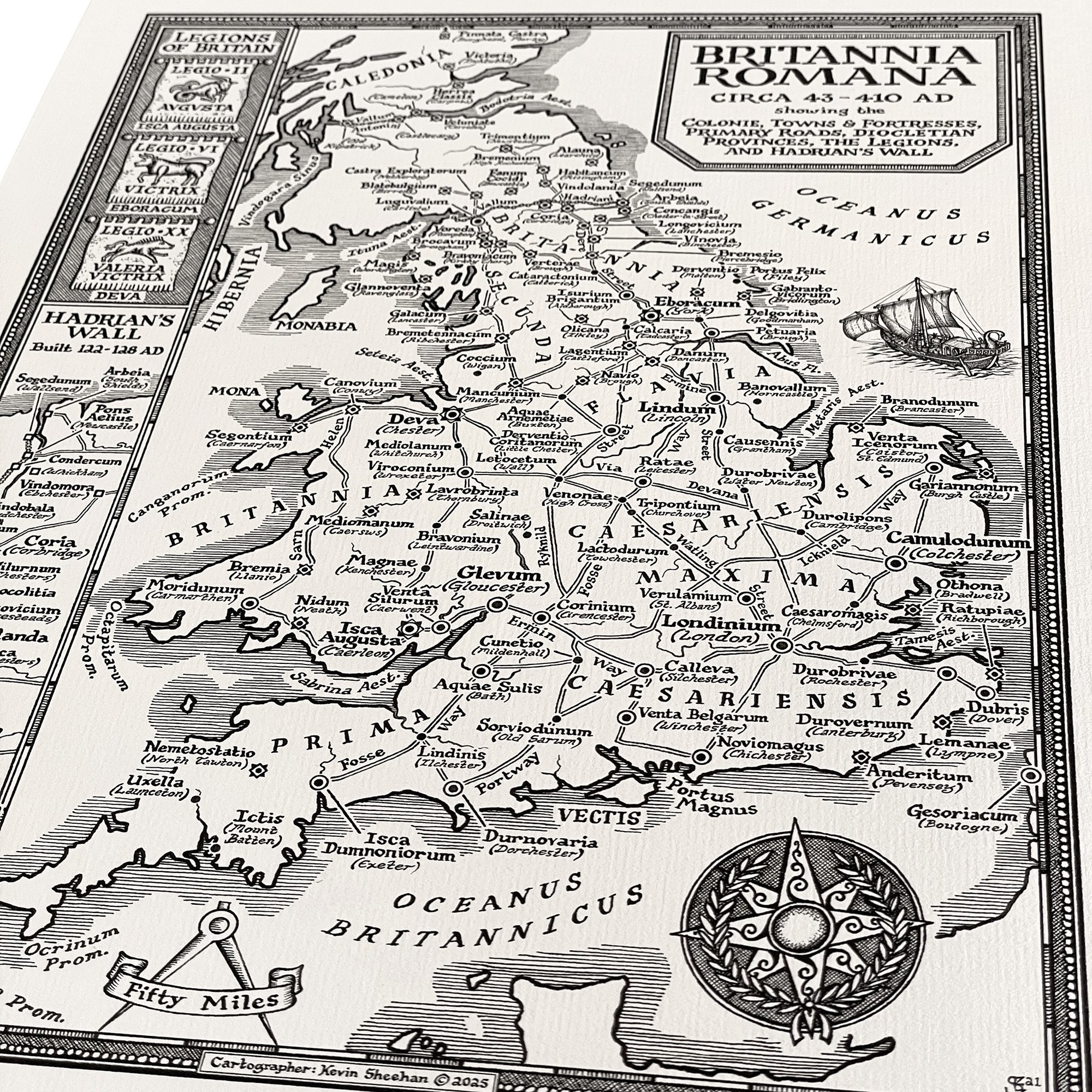 Manuscript Maps — Map of Roman Britain