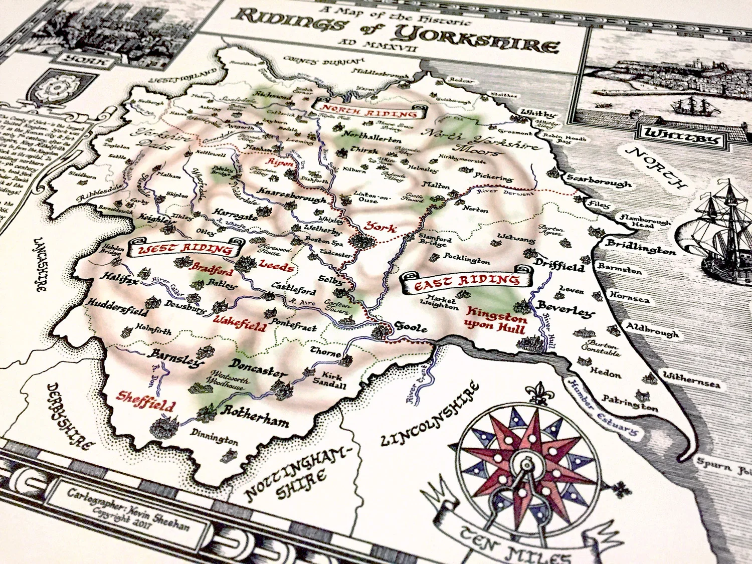 Manuscript Maps — Map of Anglo-Saxon Britannia