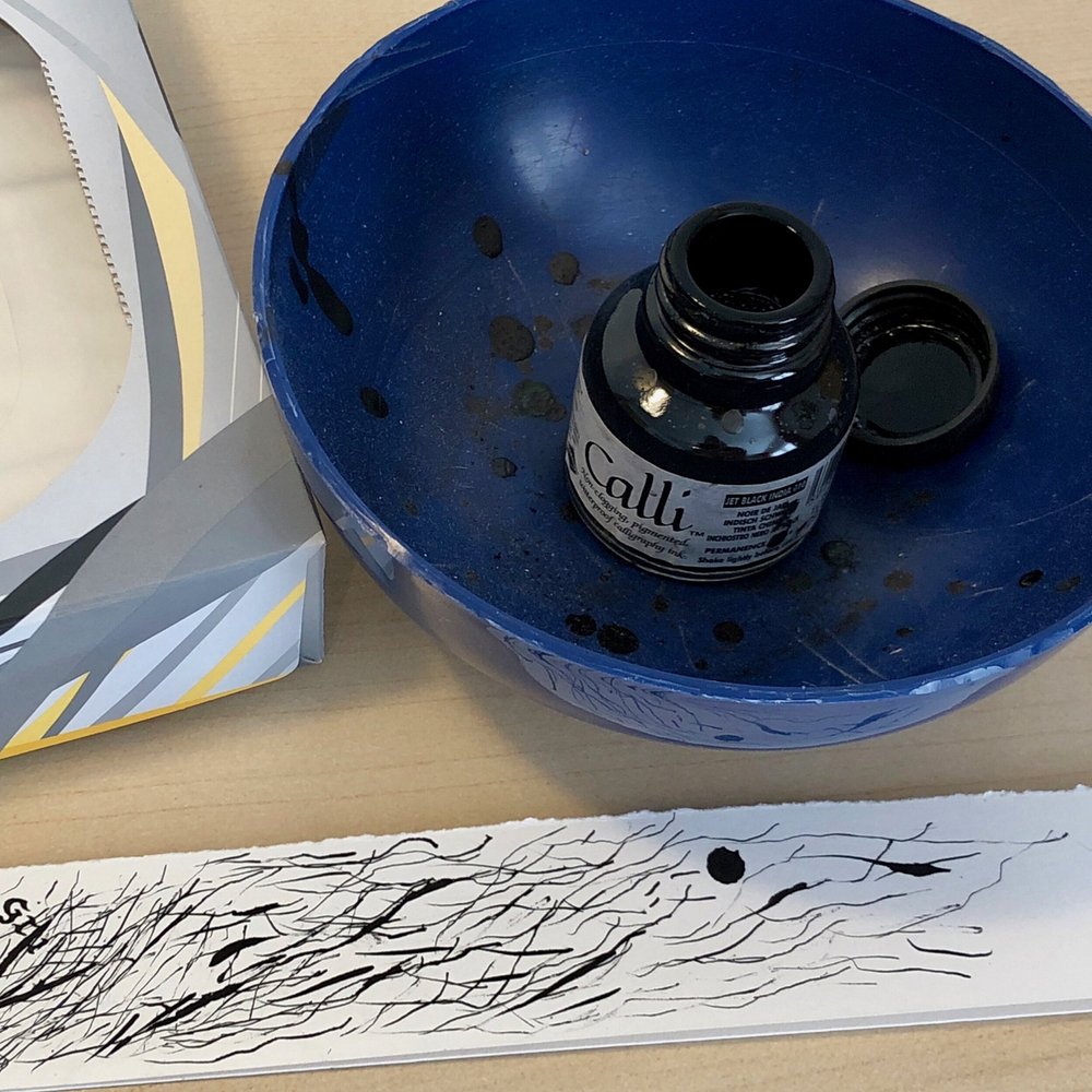 Manuscript Maps — Making Maps : Part 2 - Ink Drawing and Calligraphy