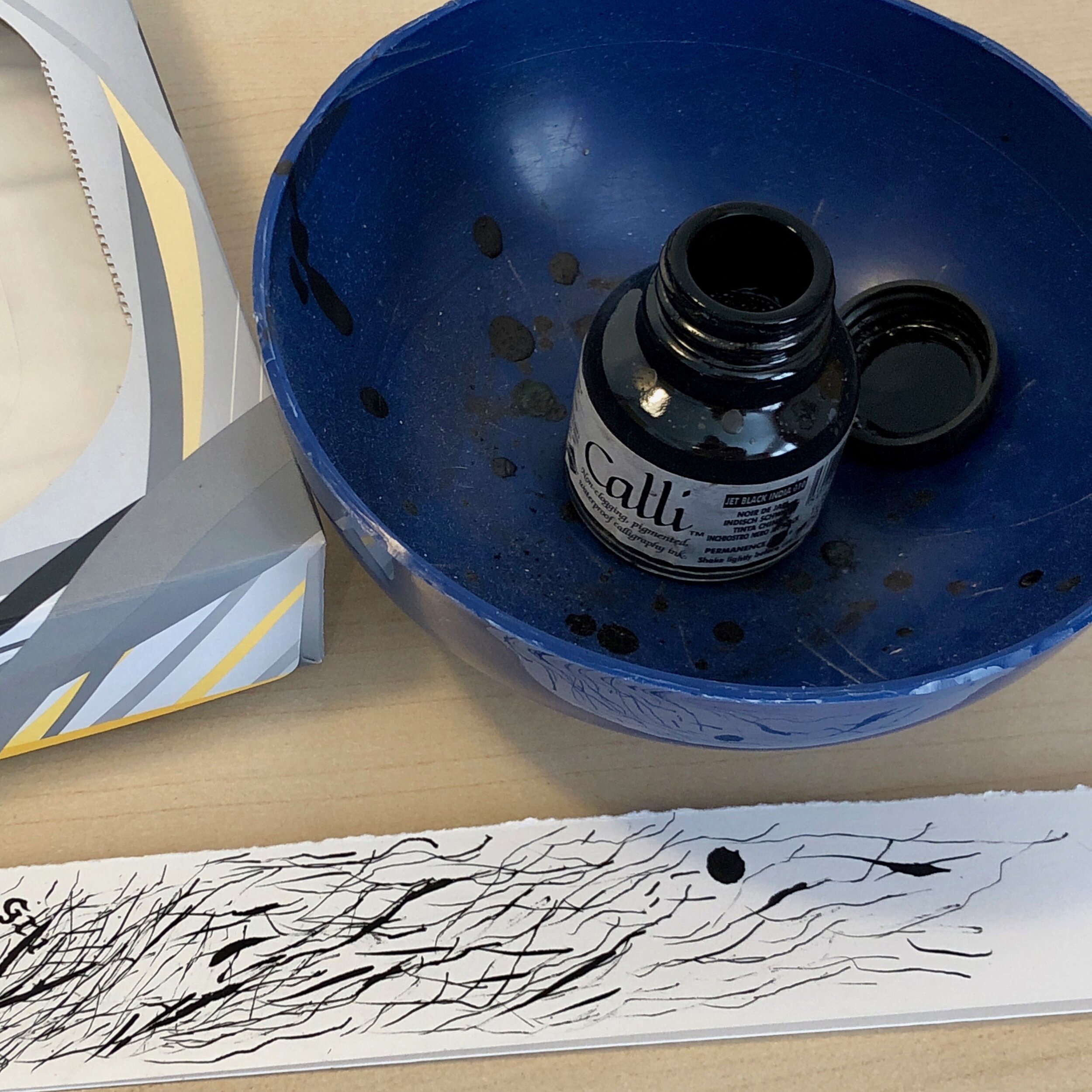 Manuscript Maps — Making Maps : Part 2 - Ink Drawing and Calligraphy