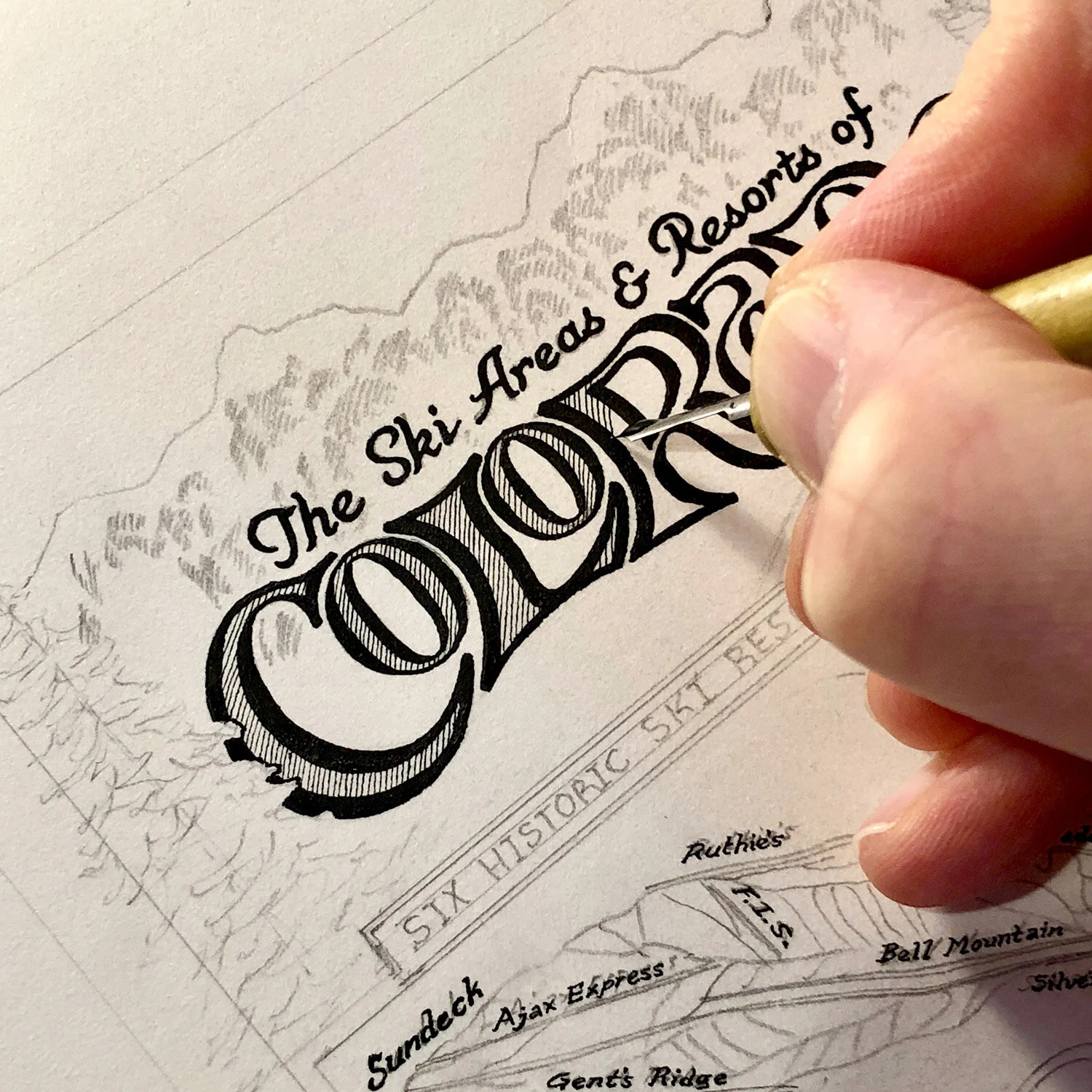 Manuscript Maps — The Colorado Ski Map