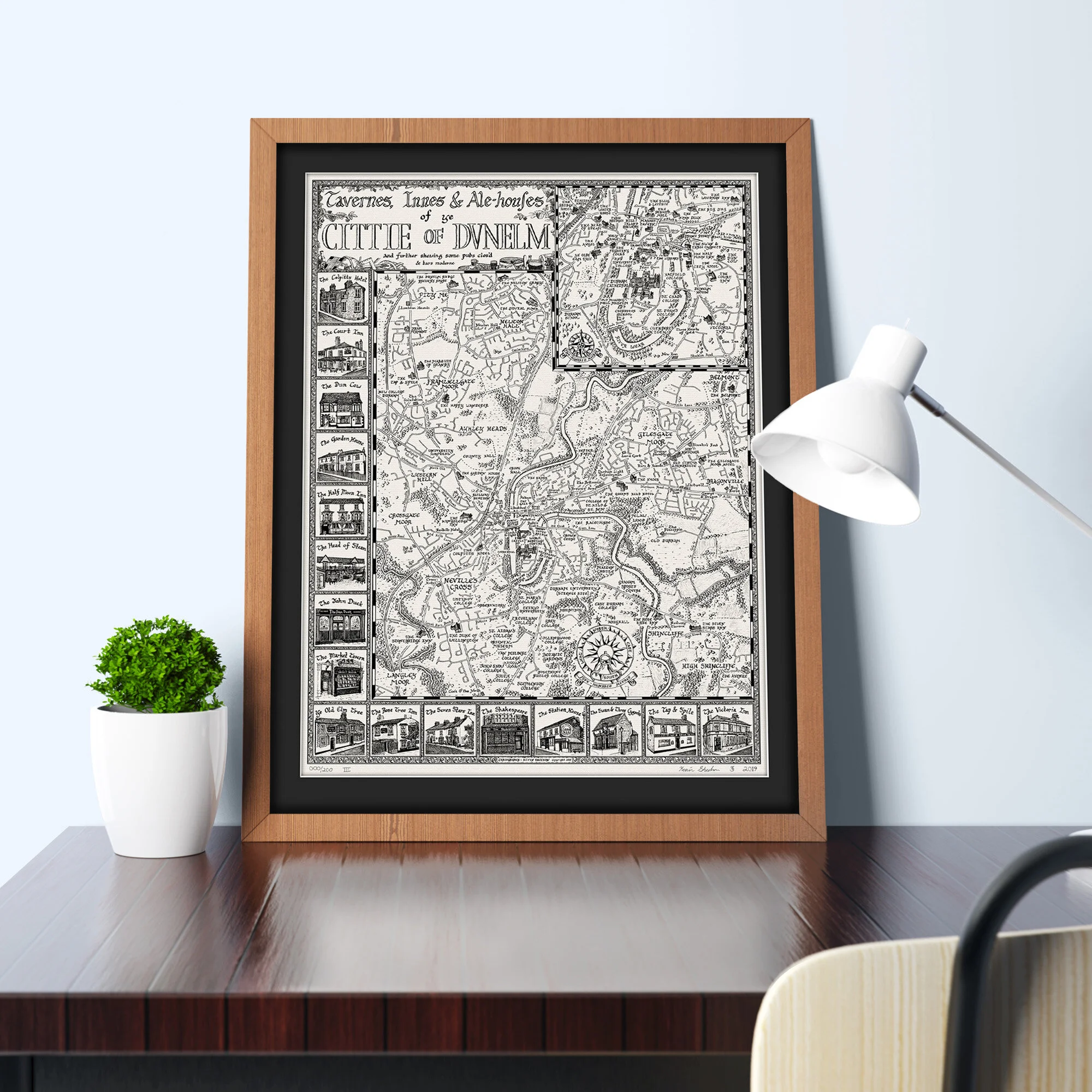 Manuscript Maps — Pubs of Durham Map