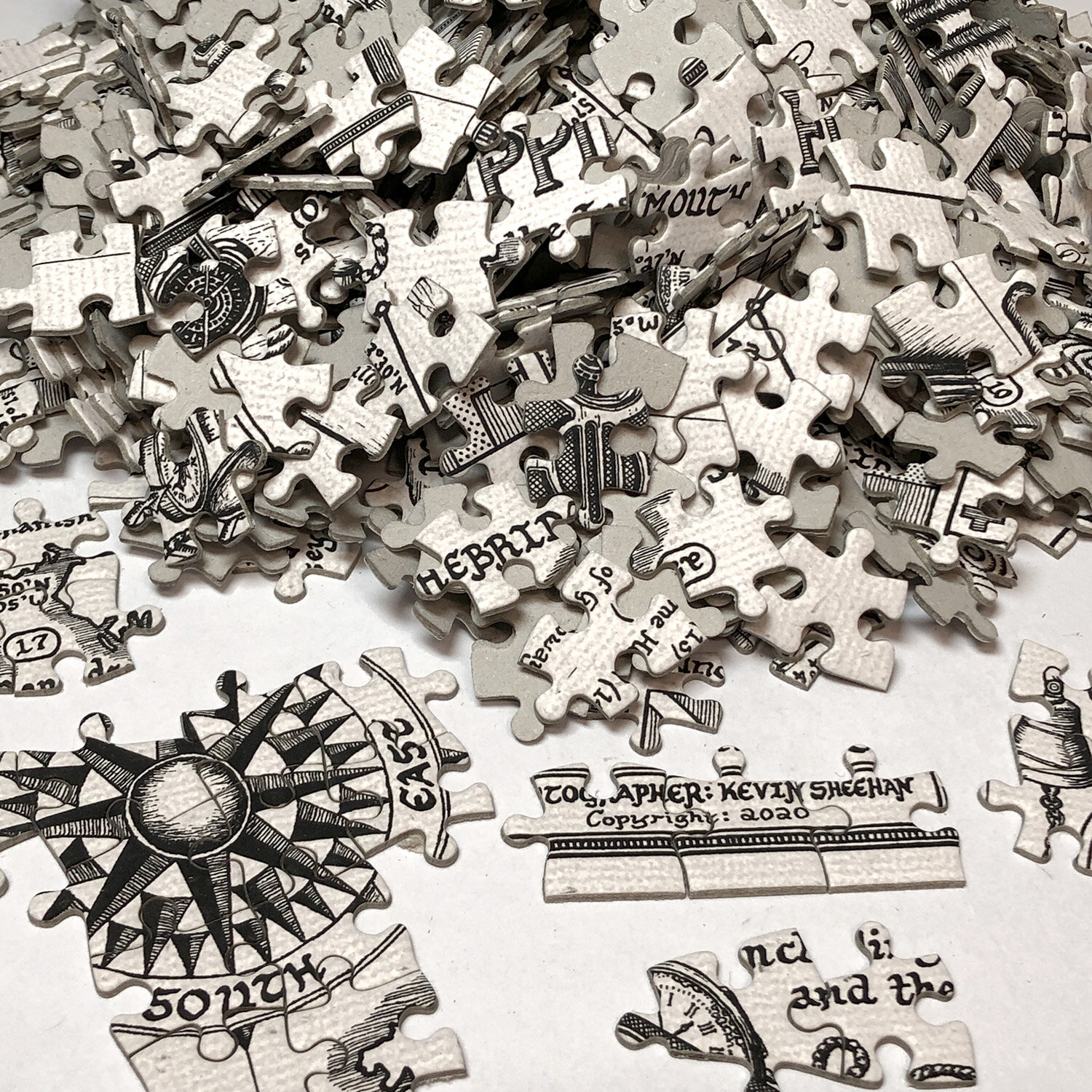 Manuscript Maps — Shipping Forecast Puzzle - 1000 pieces