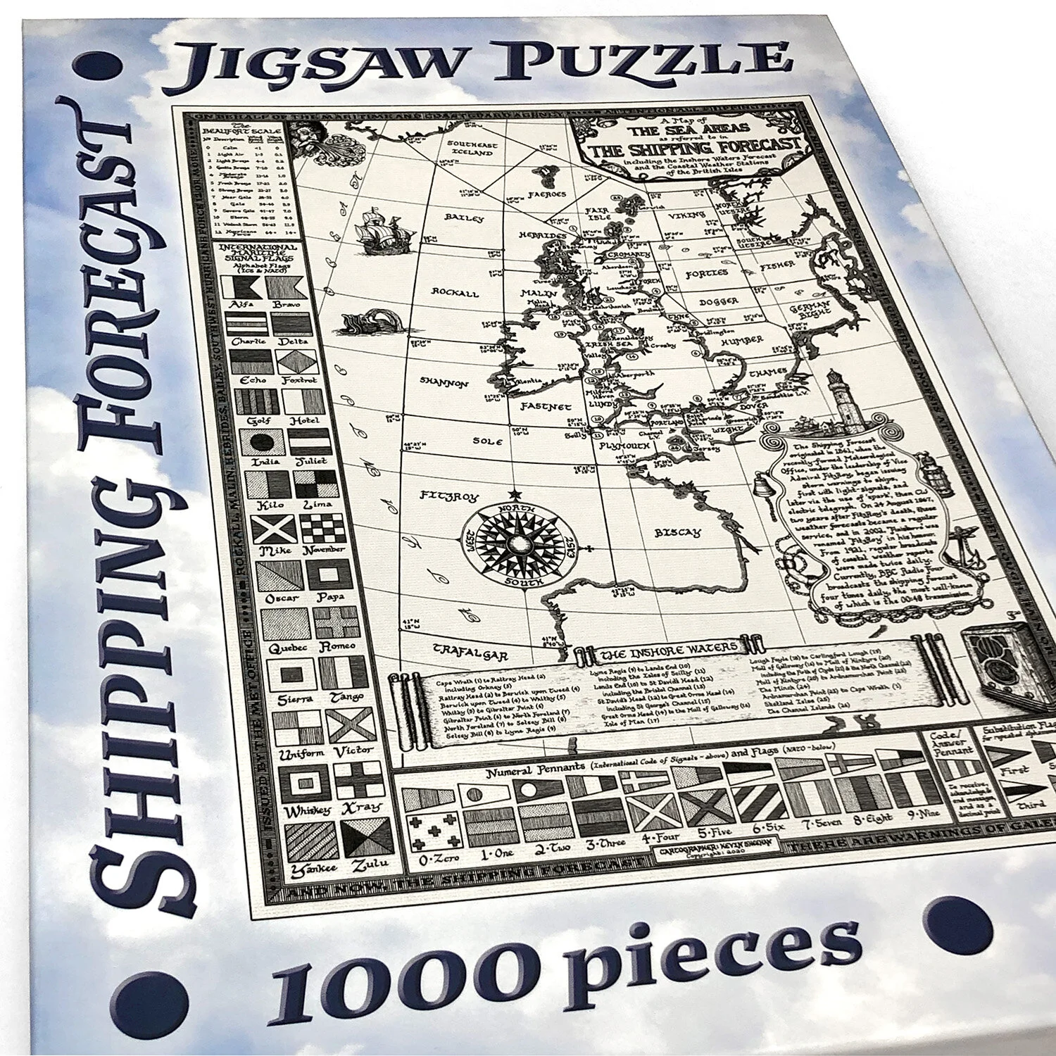 Manuscript Maps — Colour Shipping Forecast Map