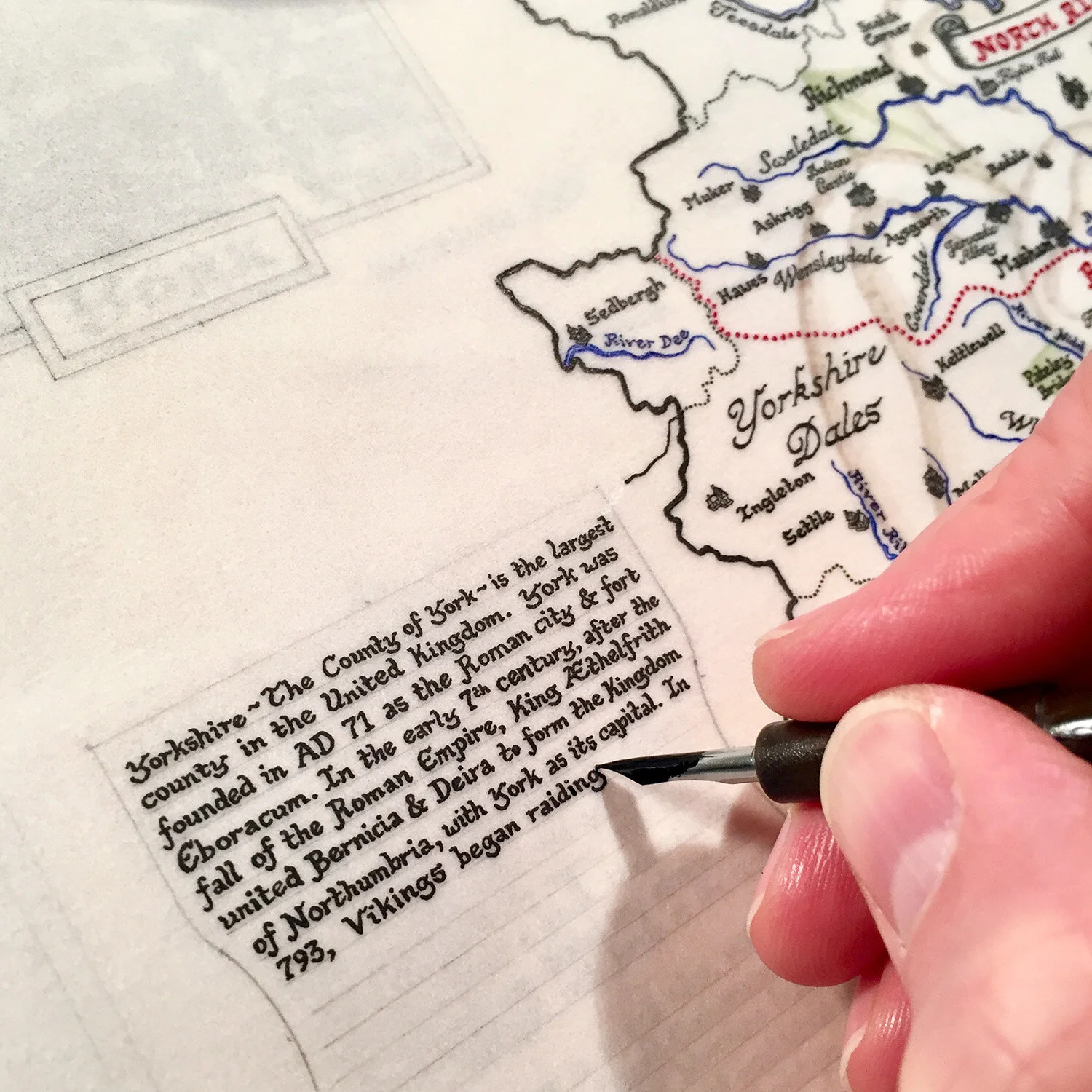 Manuscript Maps — Yorkshire Ridings Map