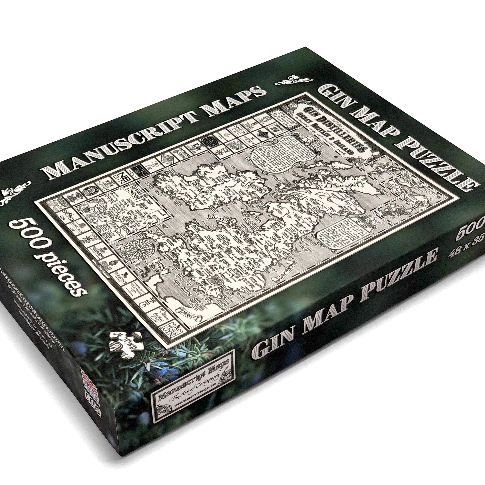 Manuscript Maps — Gin Distilleries of Britain & Ireland