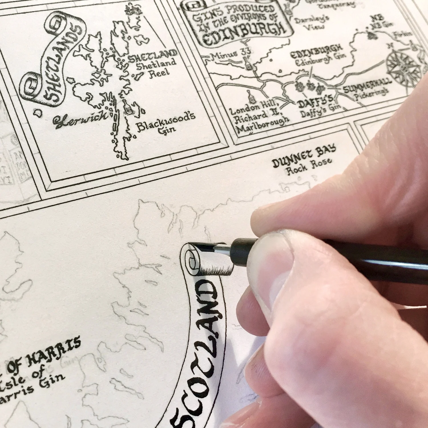 Manuscript Maps : The Art of Cartography