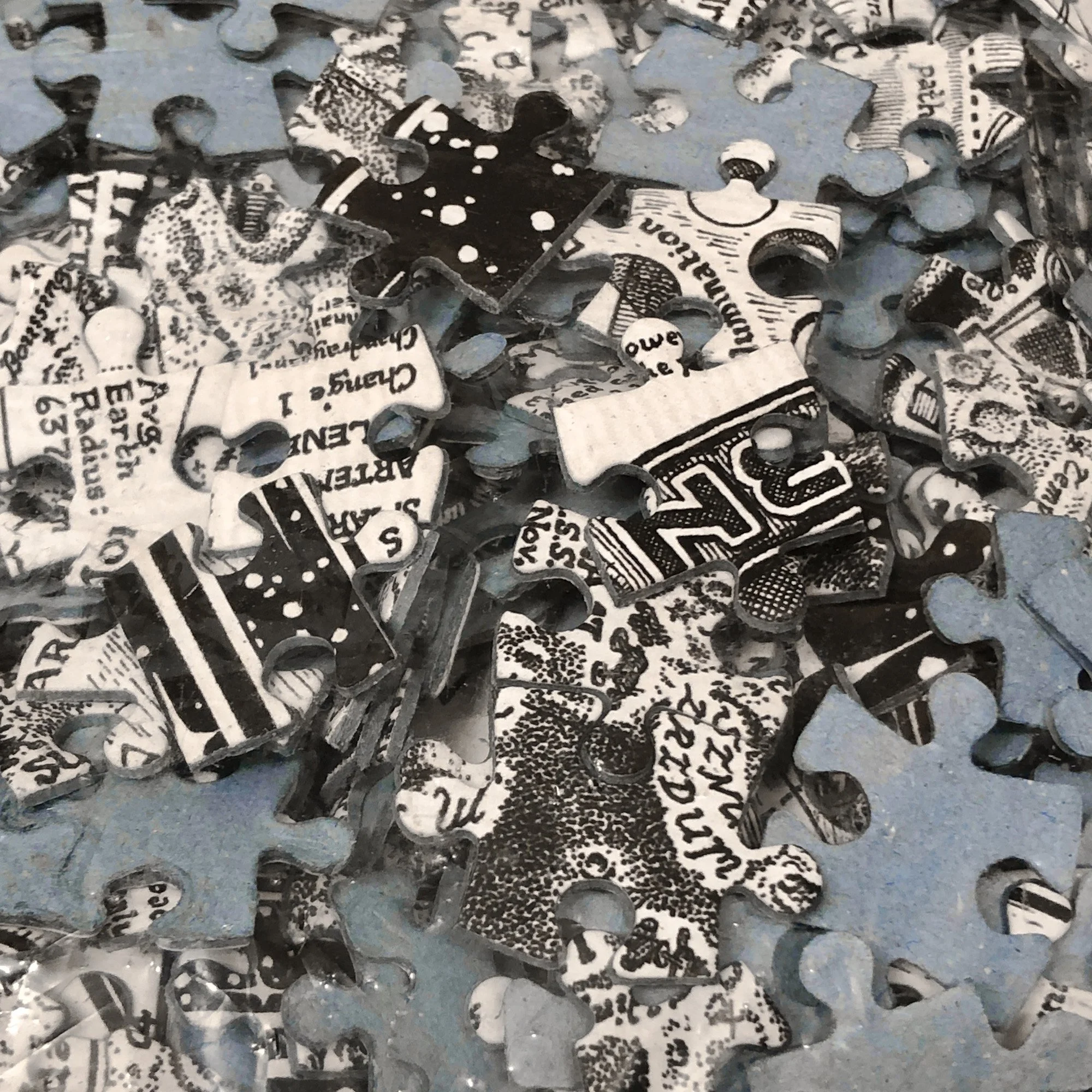 Manuscript Maps — Moon Map Jigsaw Puzzle 1000 pieces