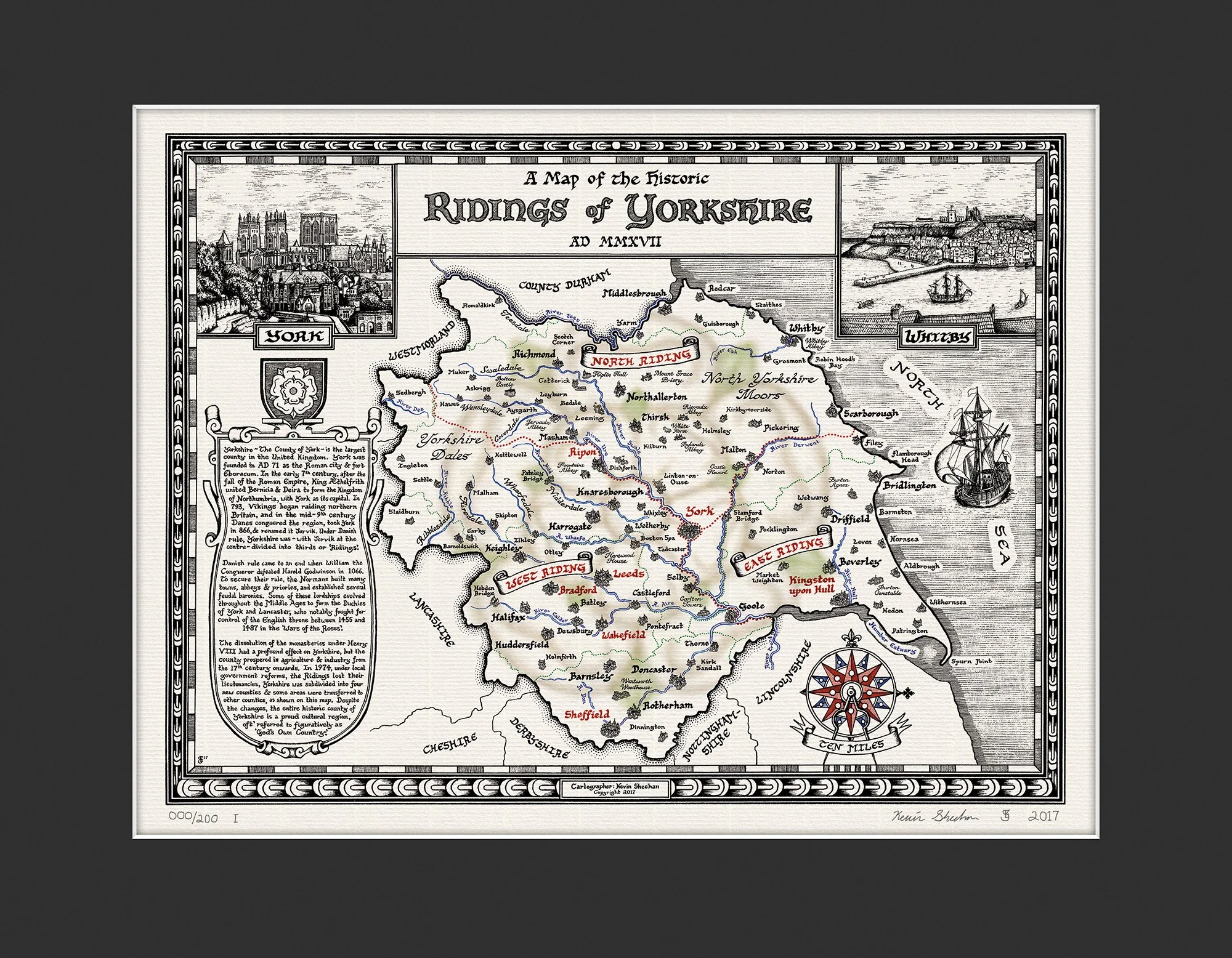 Manuscript Maps — Yorkshire Ridings Map