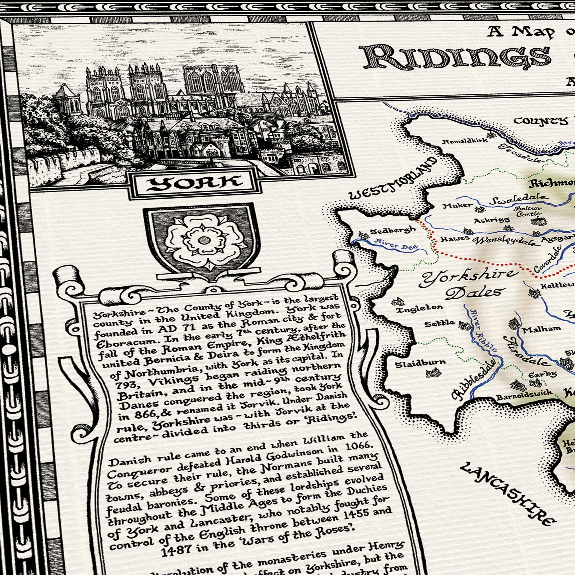 Manuscript Maps — Yorkshire Ridings Map