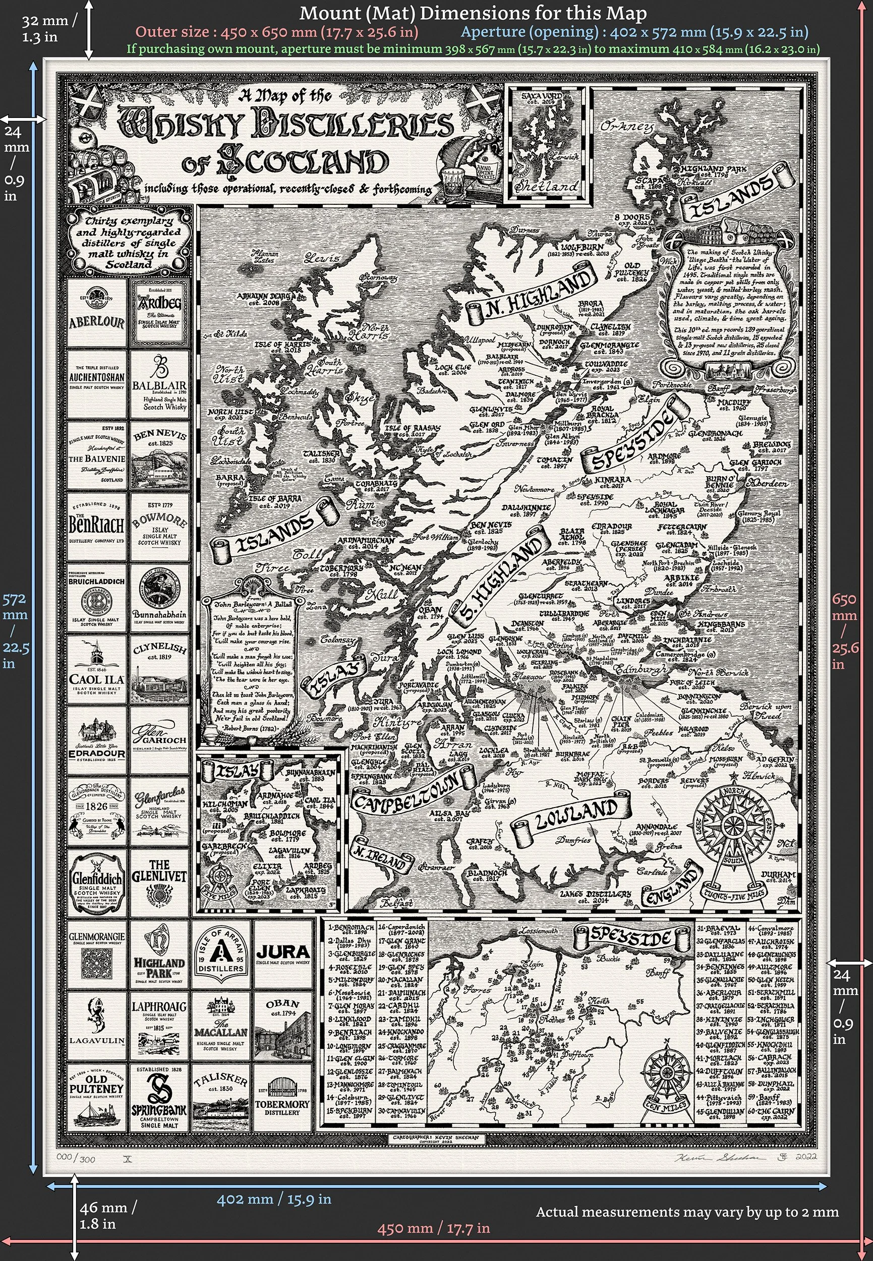 Manuscript Maps — Whisky Map of Scotland