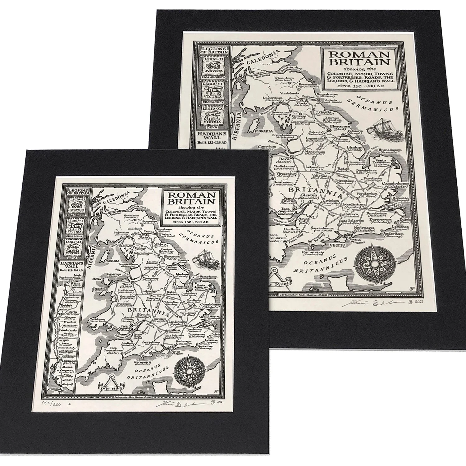 Manuscript Maps — Map of Roman Britain