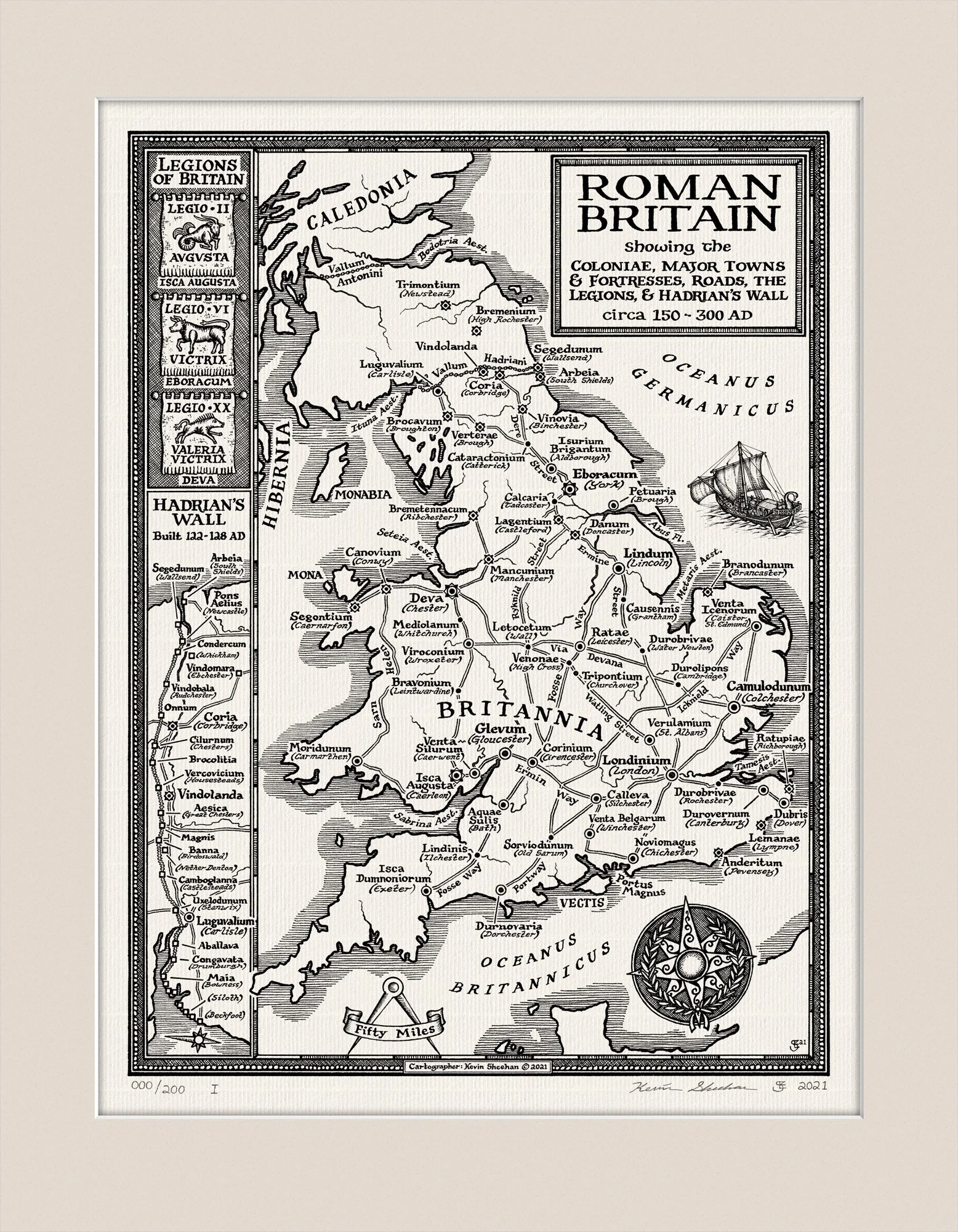 Manuscript Maps — Map of Roman Britain