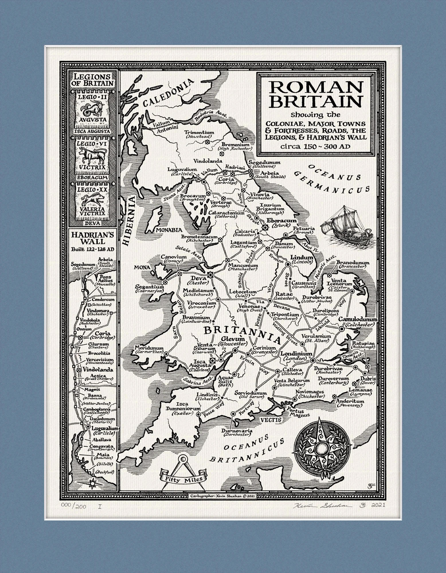 Manuscript Maps — Map of Roman Britain