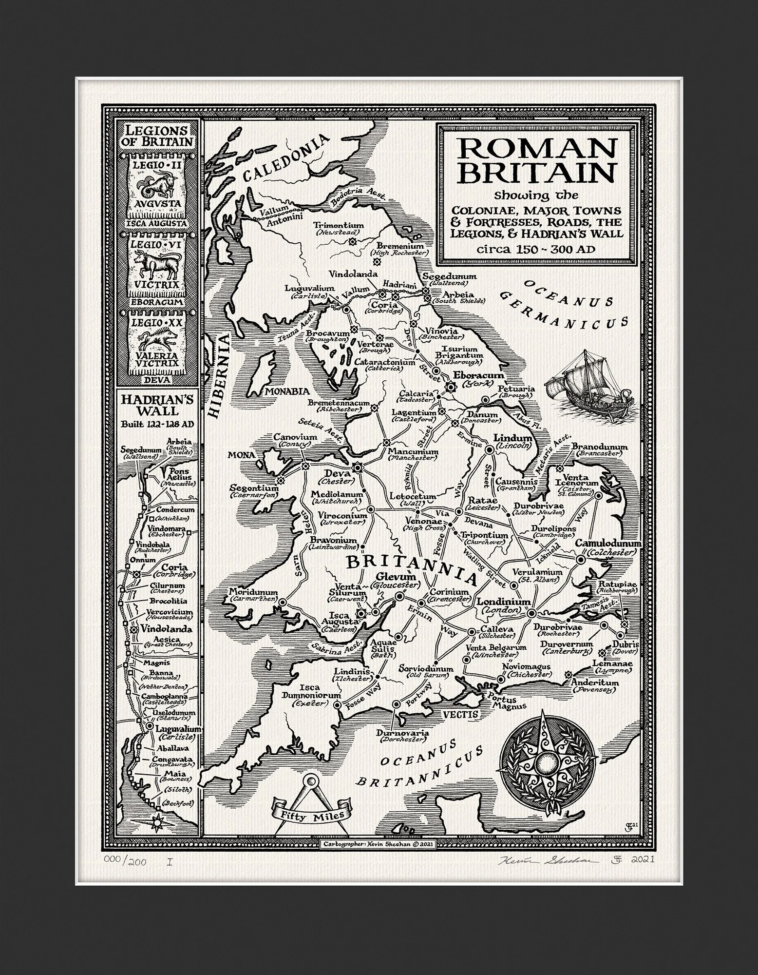 Manuscript Maps — Map of Roman Britain