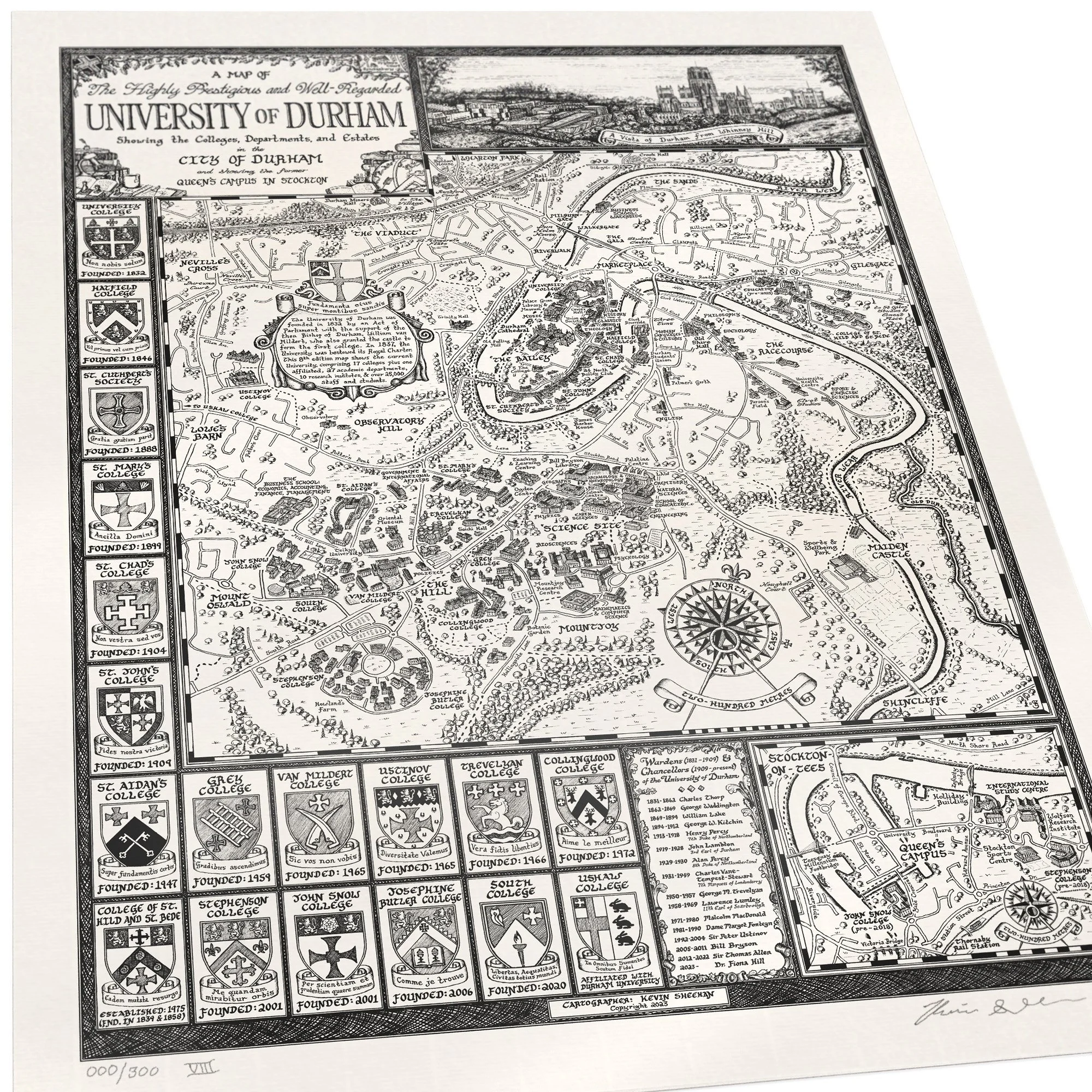 Manuscript Maps — The Pub Map of Durham