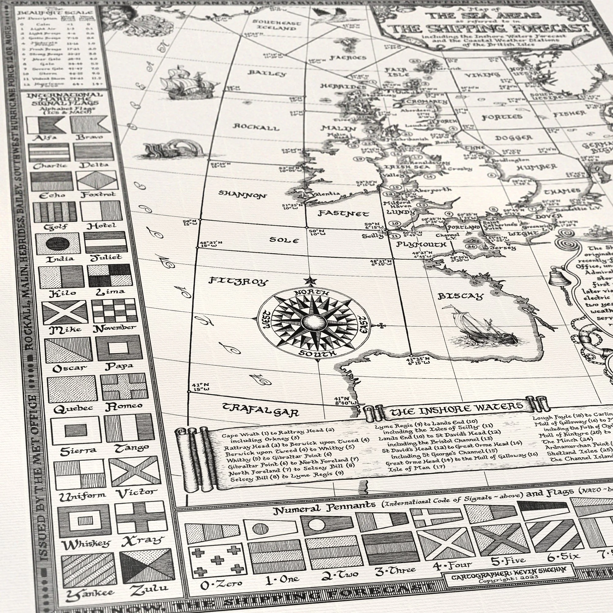 Manuscript Maps — Shipping Forecast Map