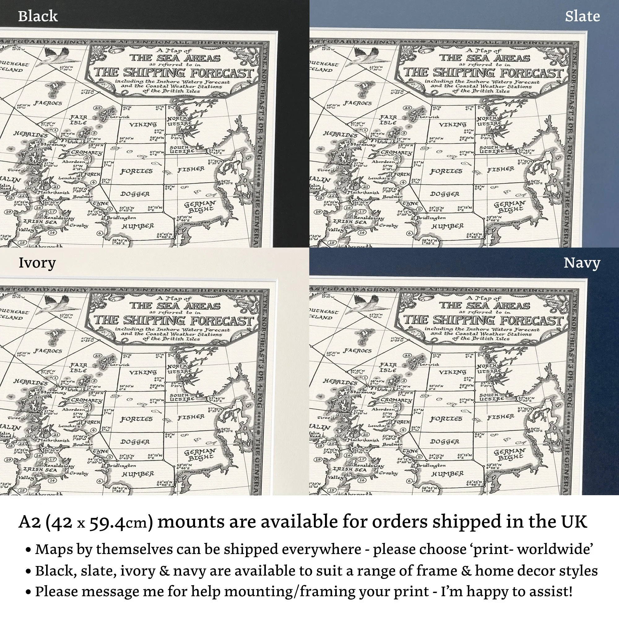 Manuscript Maps — Shipping Forecast Map