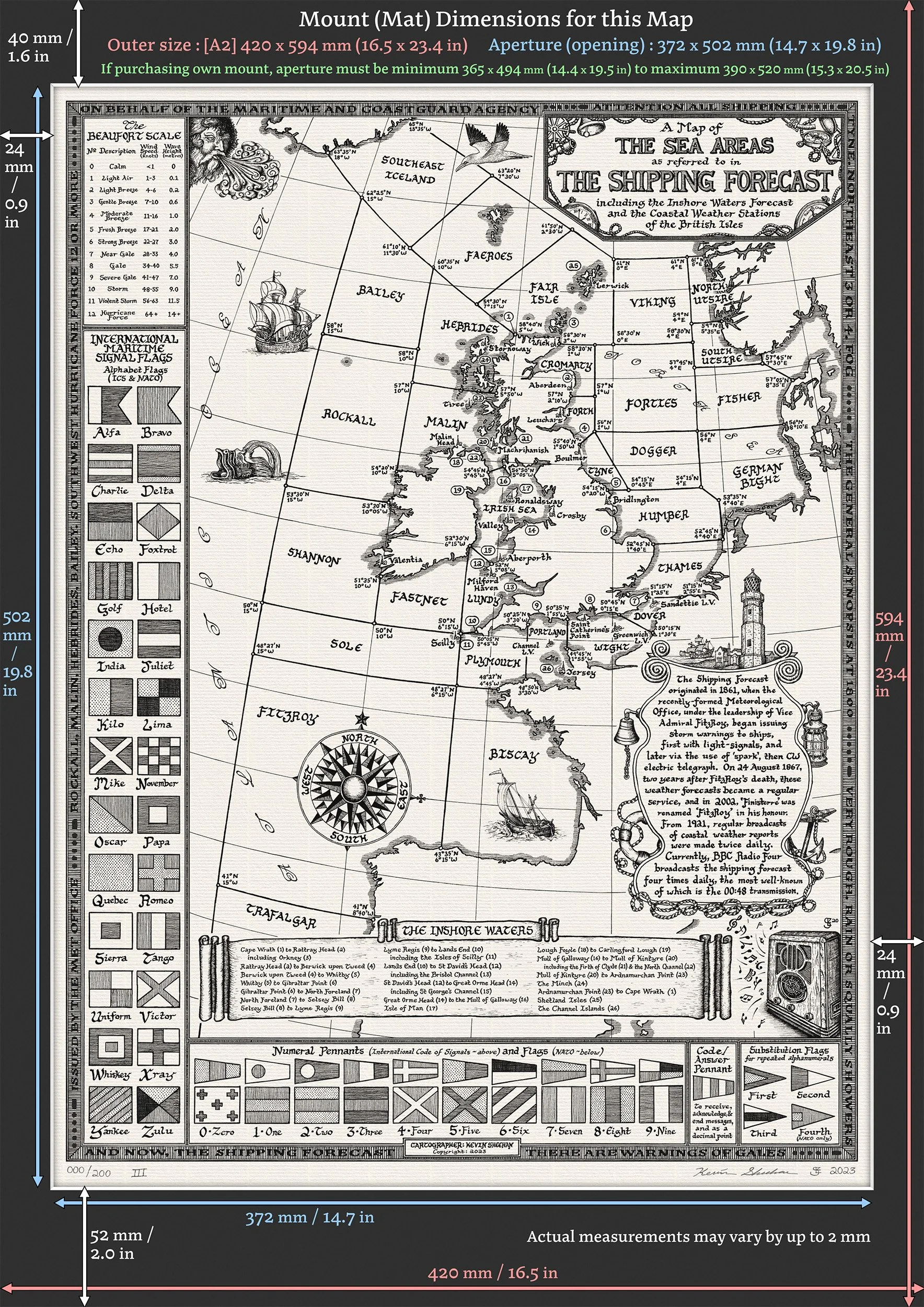 Manuscript Maps — Shipping Forecast Map