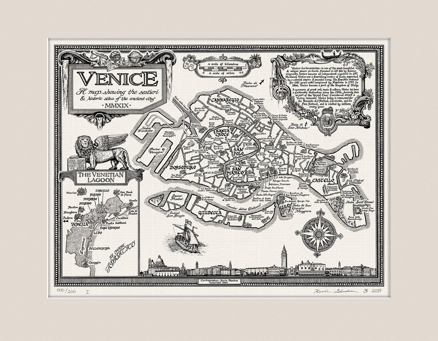 Old Maps Of Venice Map Of The City Of Venice. Map By Le Fer By Nicolas