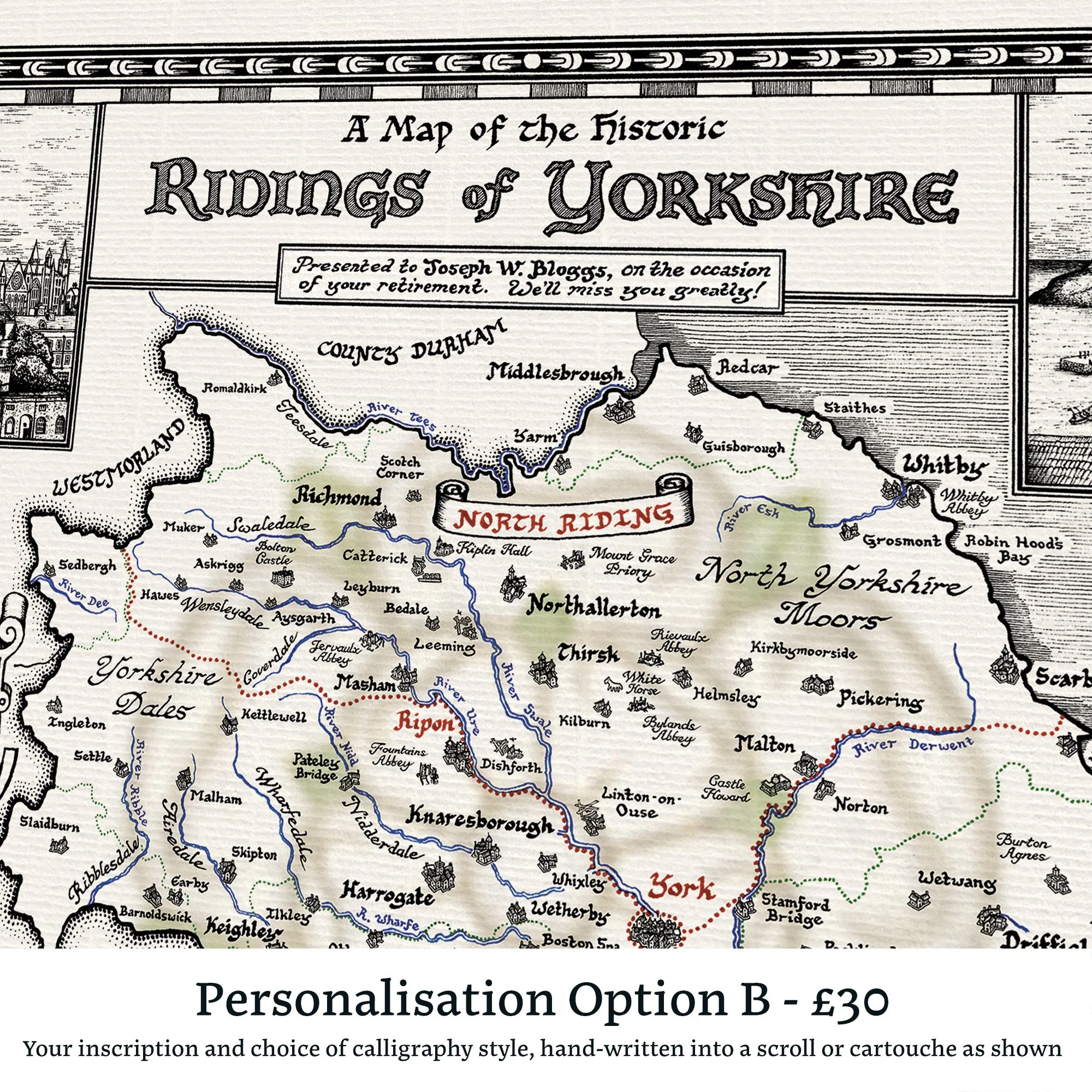 Manuscript Maps — Yorkshire Ridings Map
