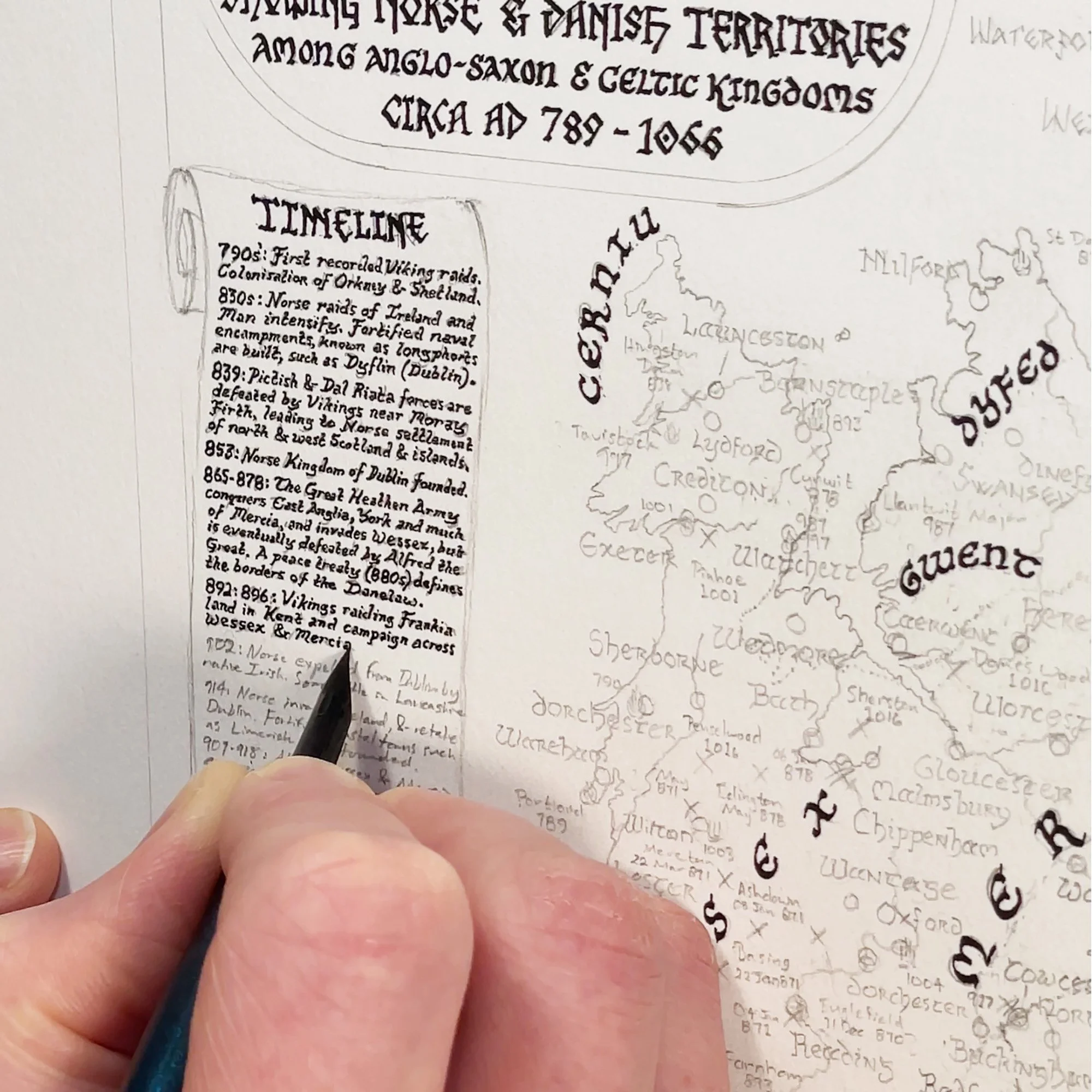 Manuscript Maps — Viking Britain Map