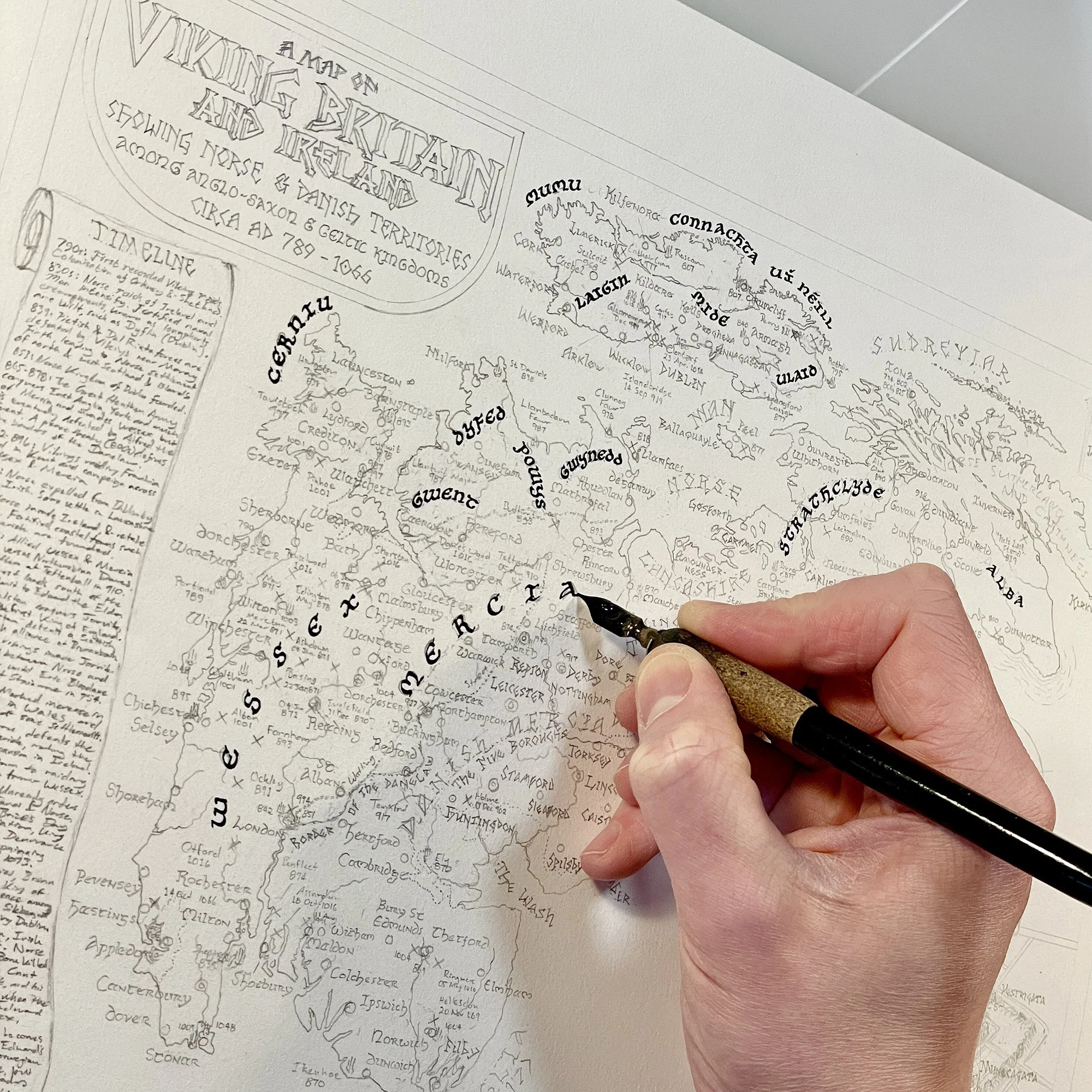 Manuscript Maps — Viking Britain Map