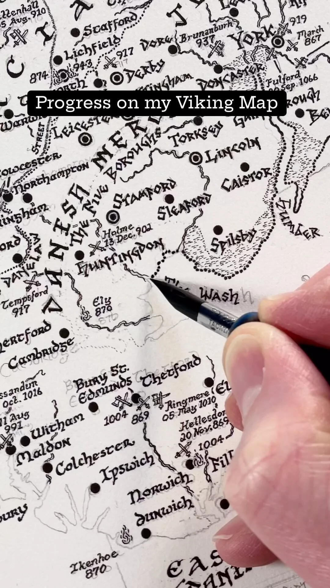 Manuscript Maps — I was featured in Simple Things Magazine!