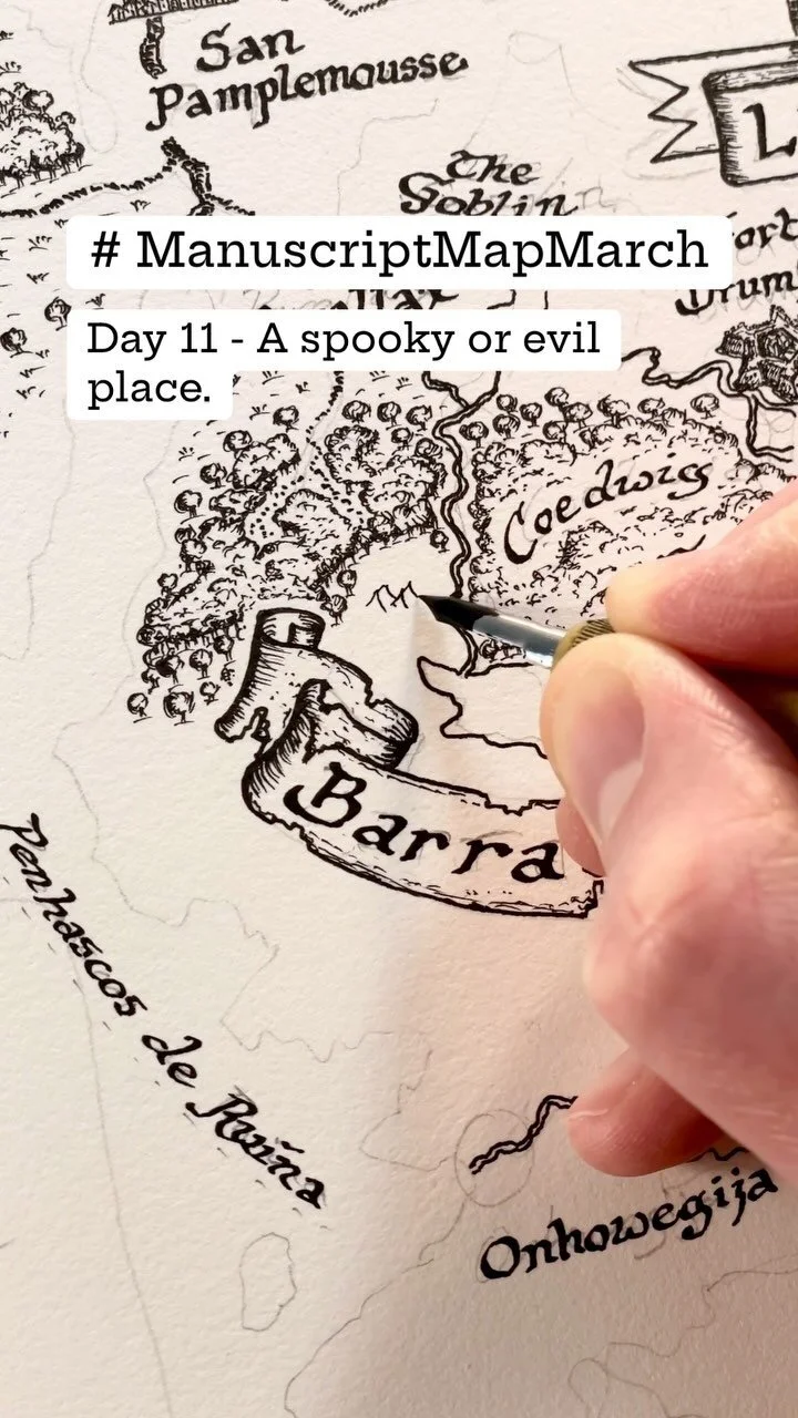 Manuscript Maps — I was featured in Simple Things Magazine!