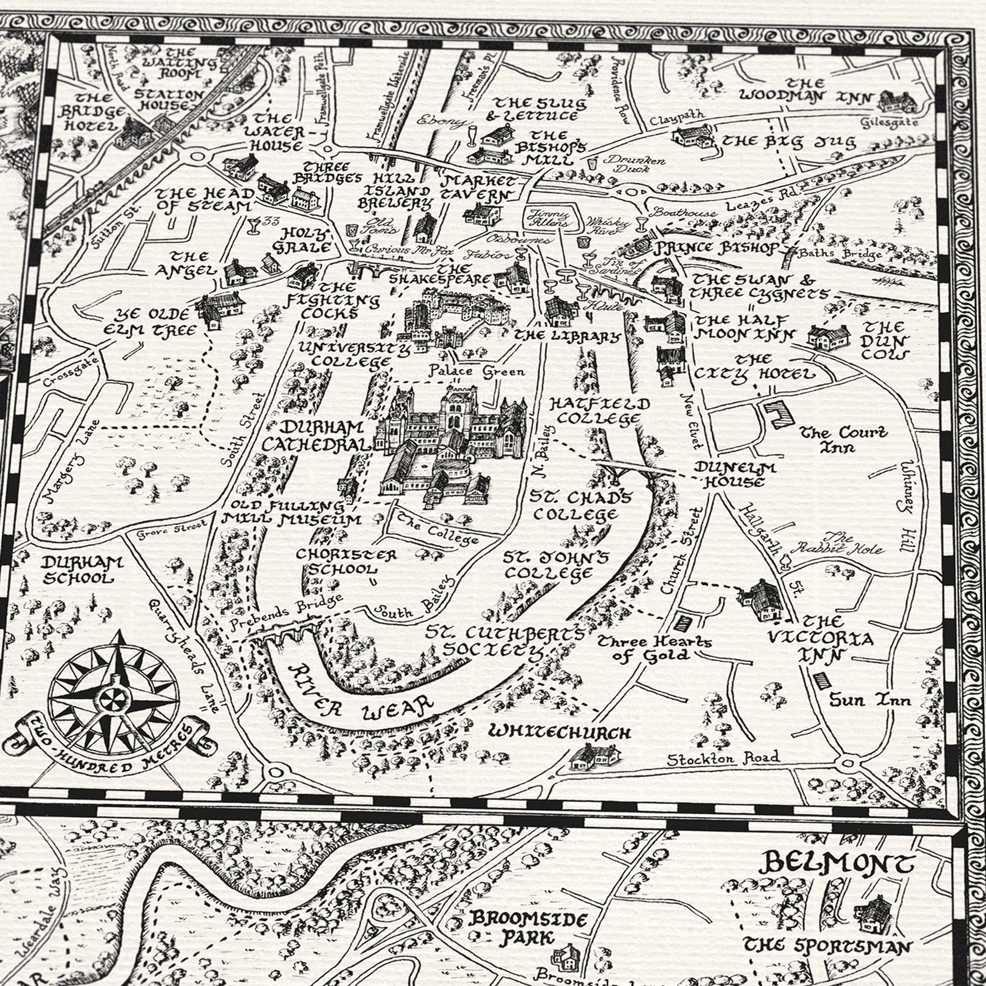 Manuscript Maps — Pubs of Durham Map