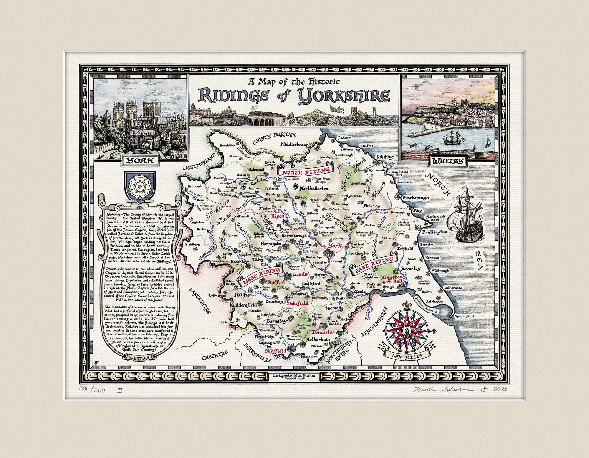 Manuscript Maps — Yorkshire Ridings Map