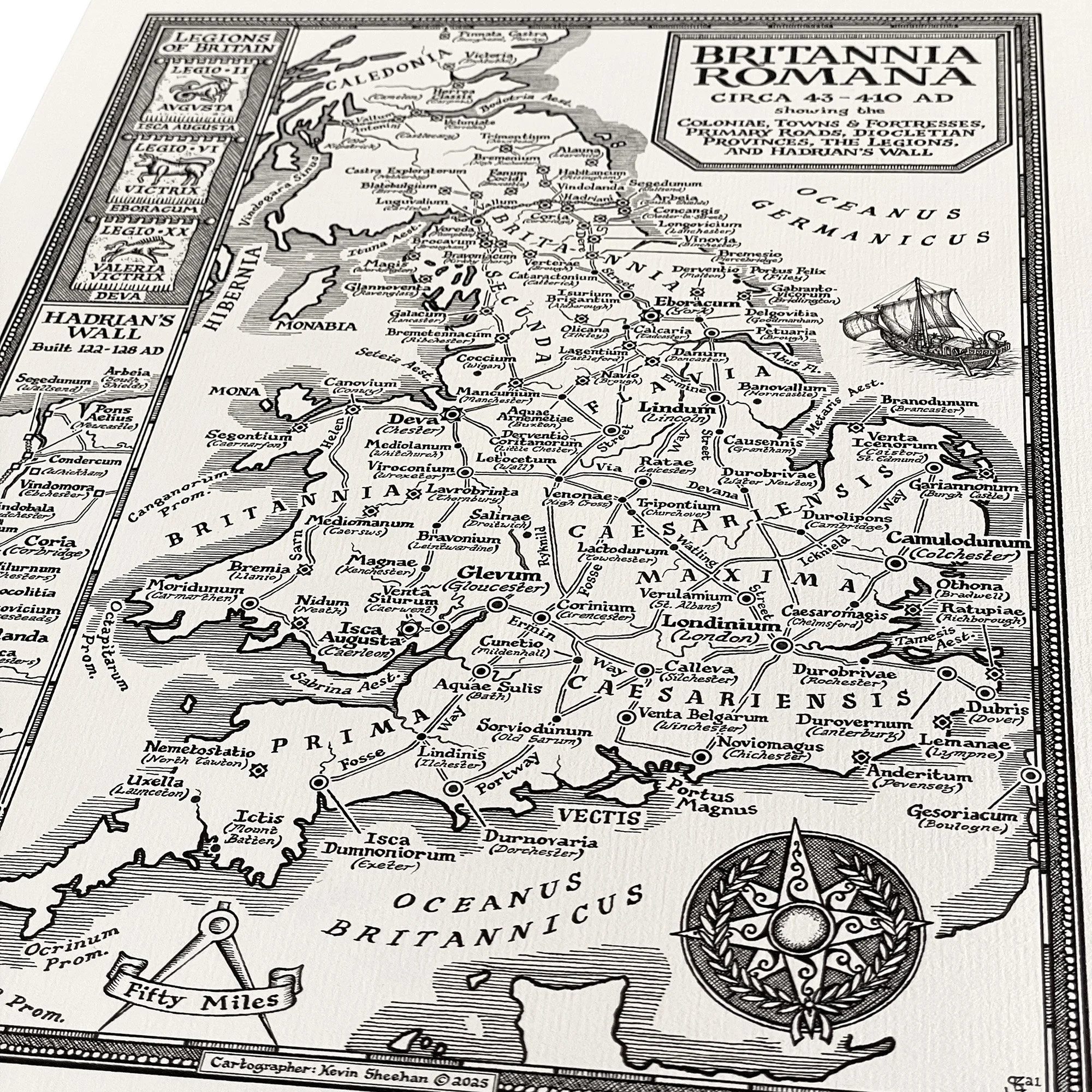 Manuscript Maps — Map of Roman Britain