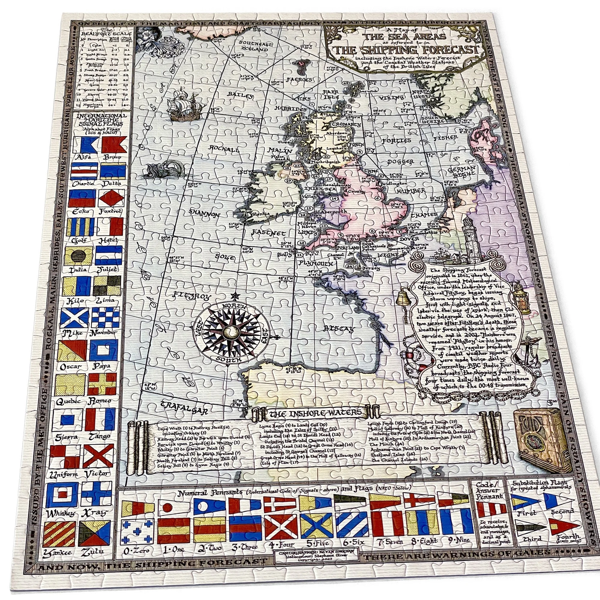 Manuscript Maps — Shipping Forecast Map