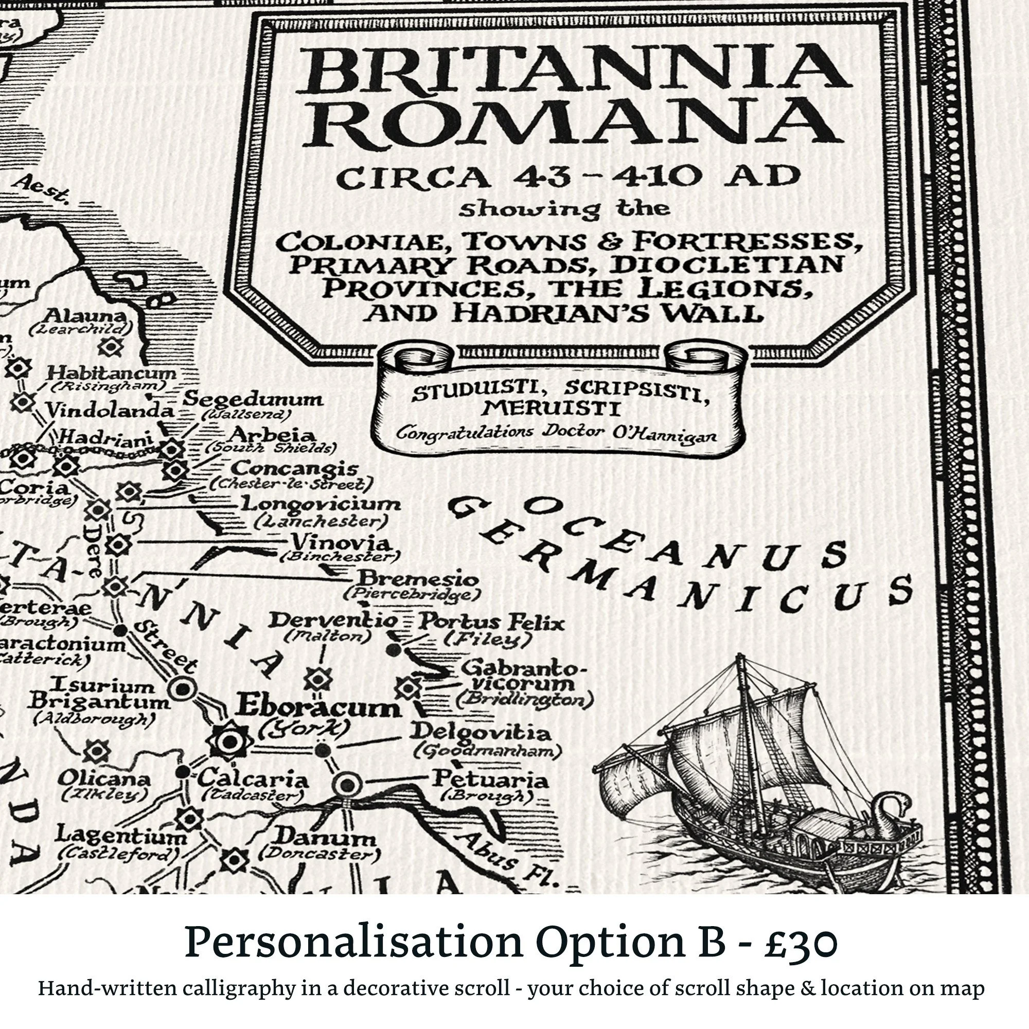 Manuscript Maps — Map of Roman Britain