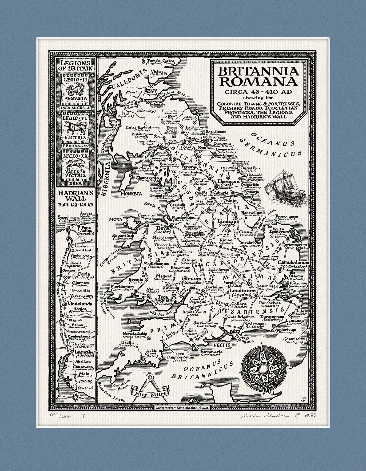 Manuscript Maps — Map of Roman Britain