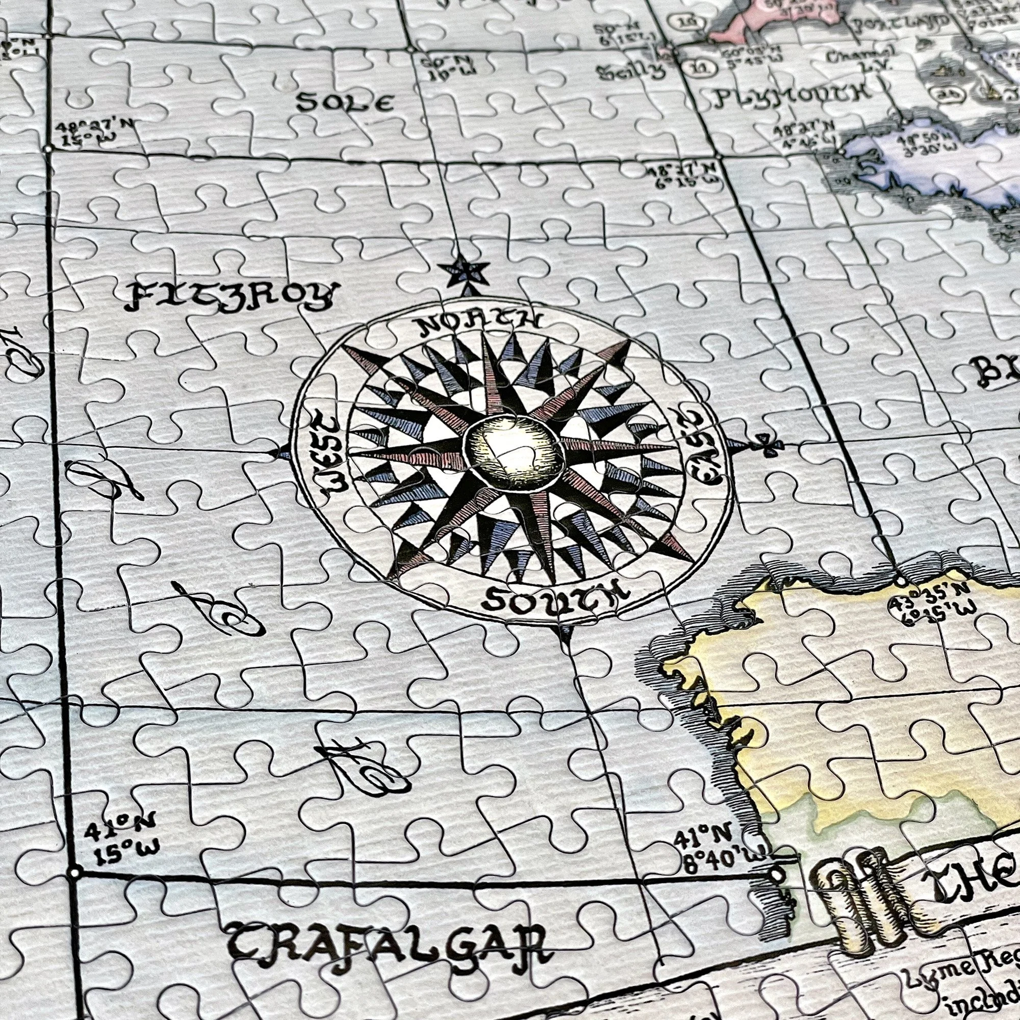 Manuscript Maps — Colour Shipping Forecast Puzzle - 1000 pieces