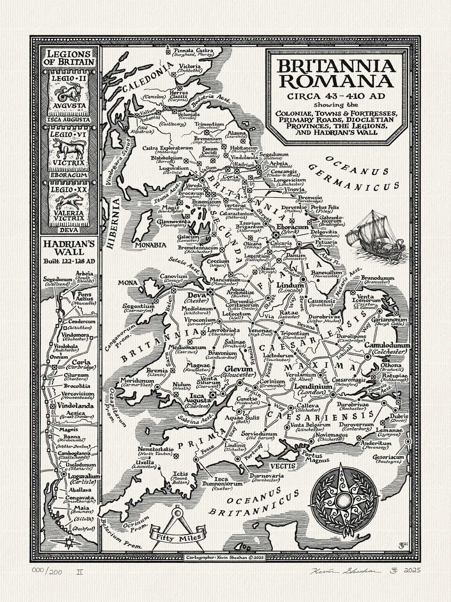 Manuscript Maps — Map of Roman Britain
