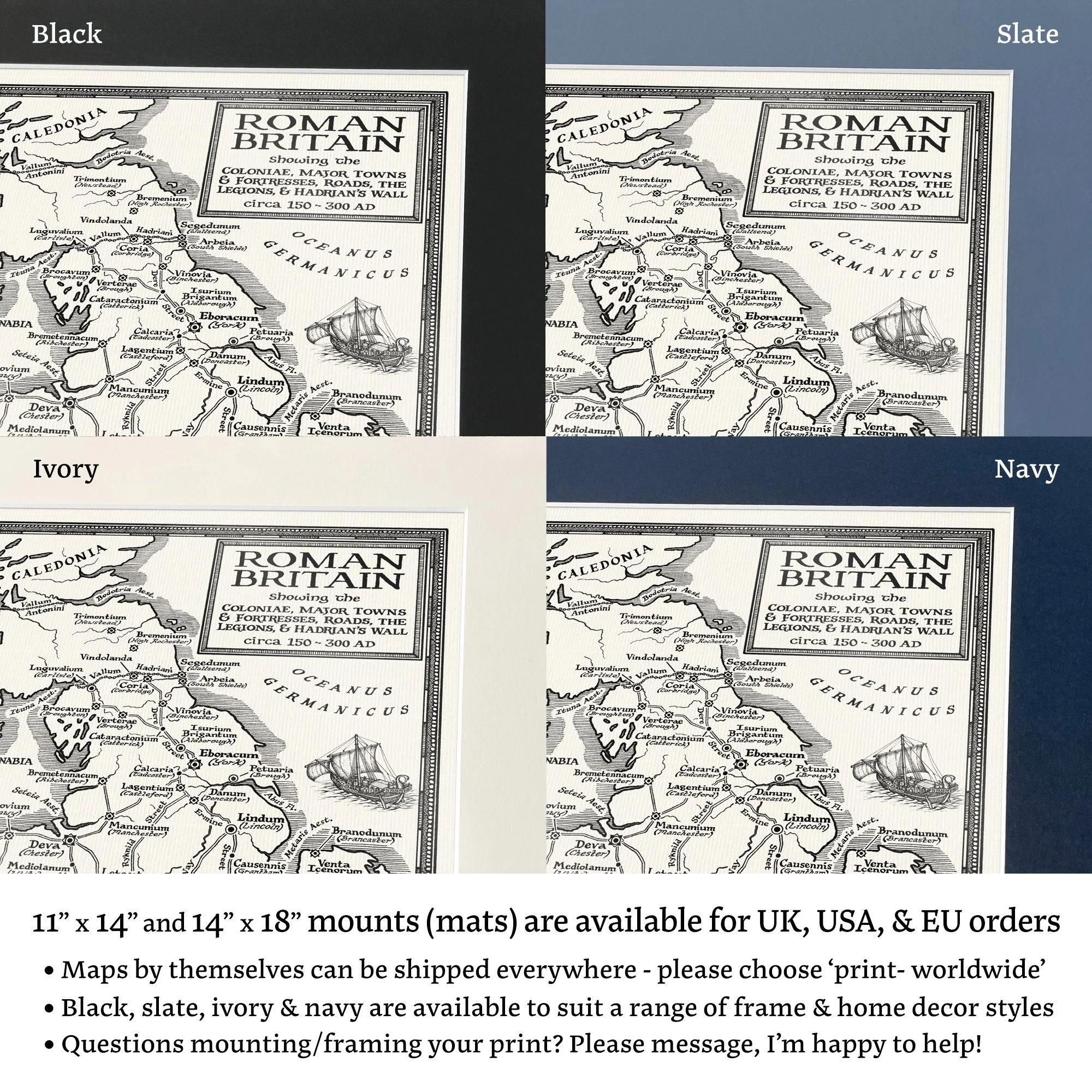 Manuscript Maps — Map of Roman Britain