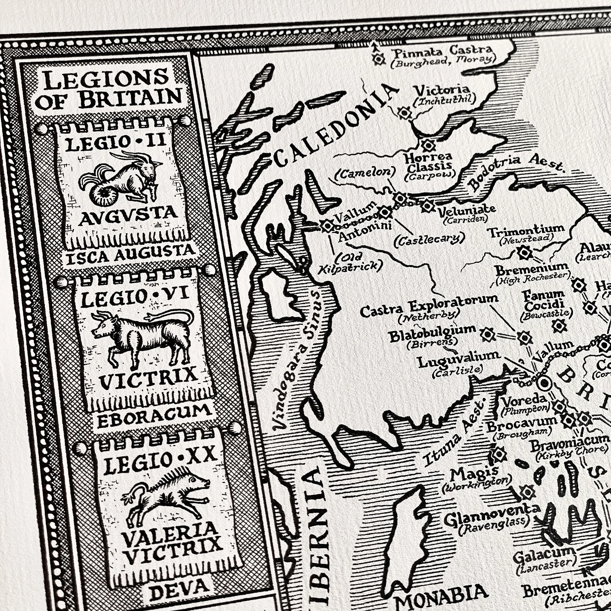Manuscript Maps — Map of Roman Britain
